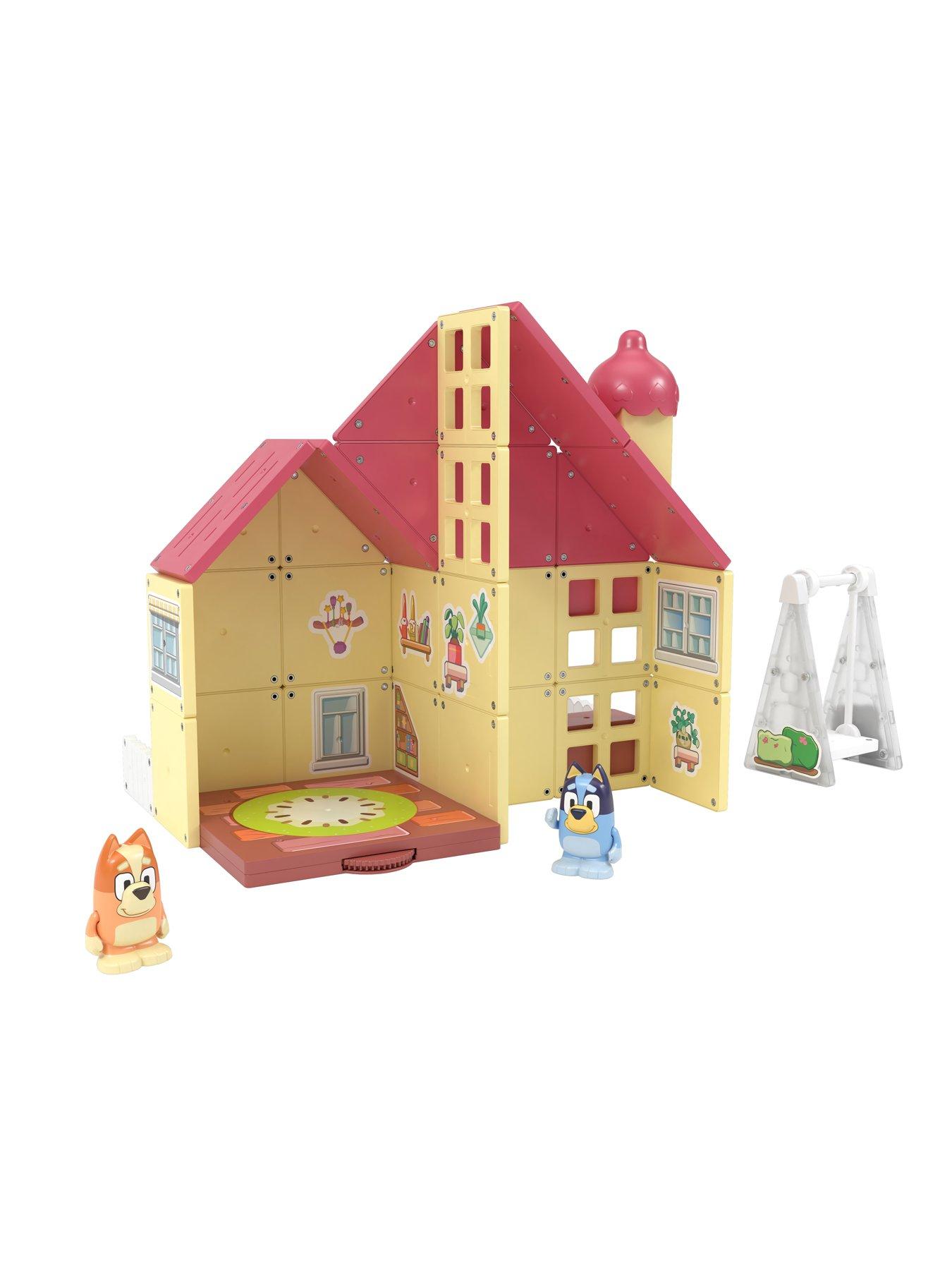 Tile Town Bluey Heeler Home Magnetic Tiles Playset | Littlewoods