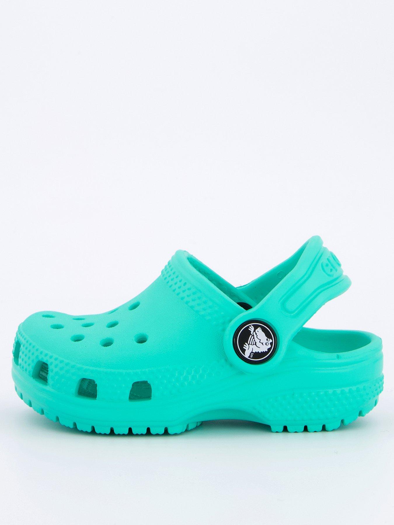 Crocs Kids Classic Clog - Aqua | littlewoods.com