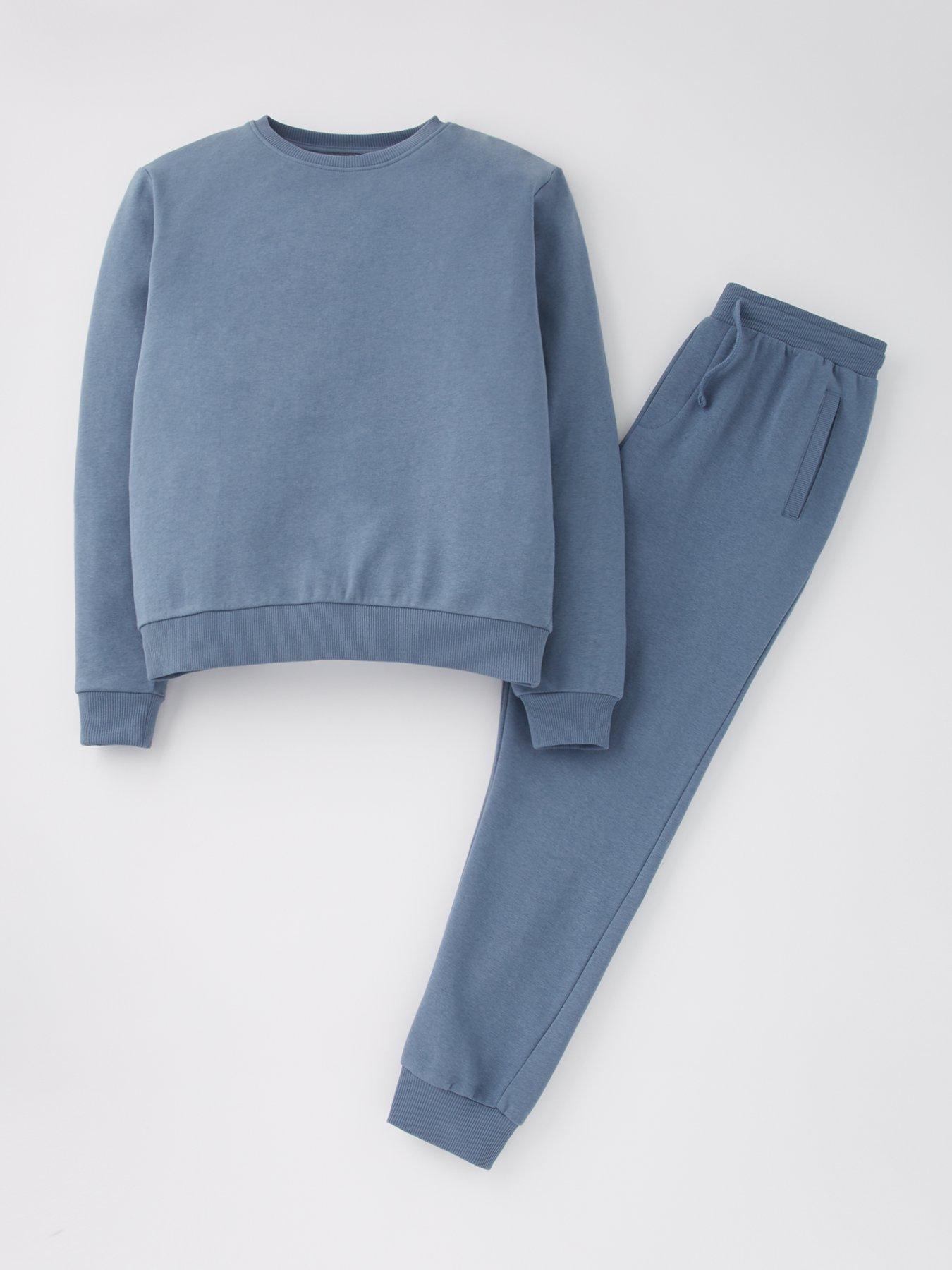 Everyday Boys Sweat Top And Jog Set - Blue | Littlewoods
