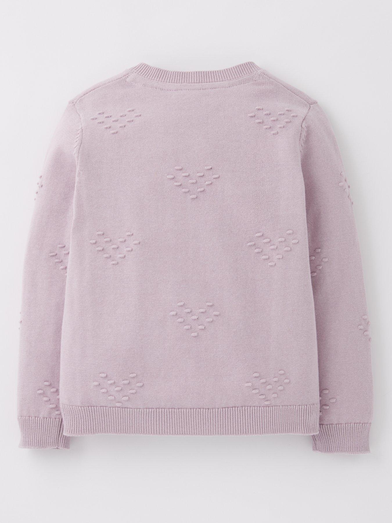 Everyday Girls Bobble Cardigan - Lilac | littlewoods.com