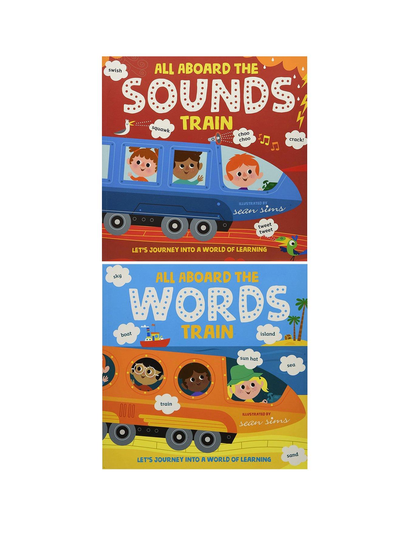All Aboard The Sounds & Words Train - 2 Book Set | littlewoods.com