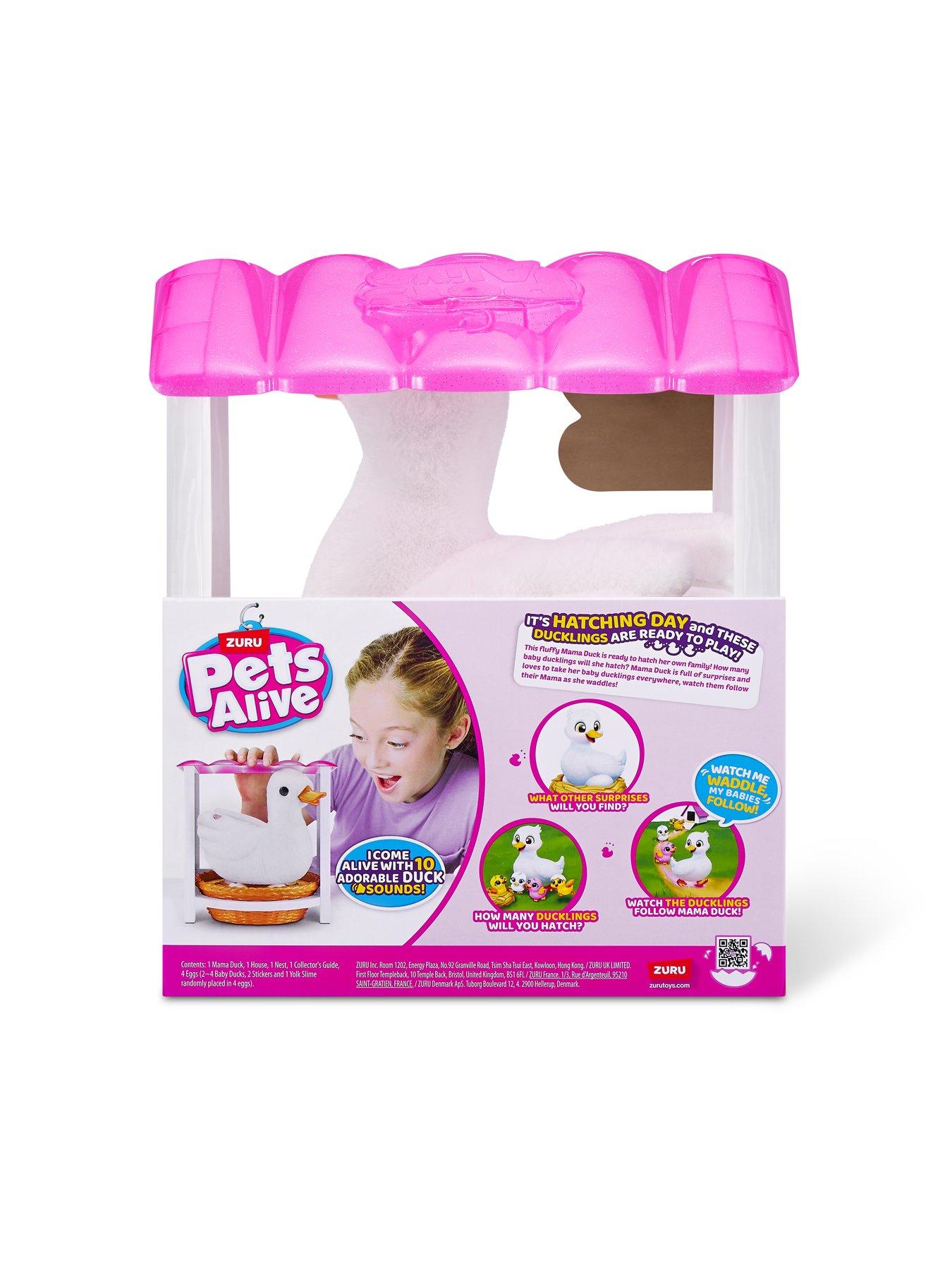 Zuru Pets Alive Mama Duck & Baby Surprise Electronic Pet Series-1 ...