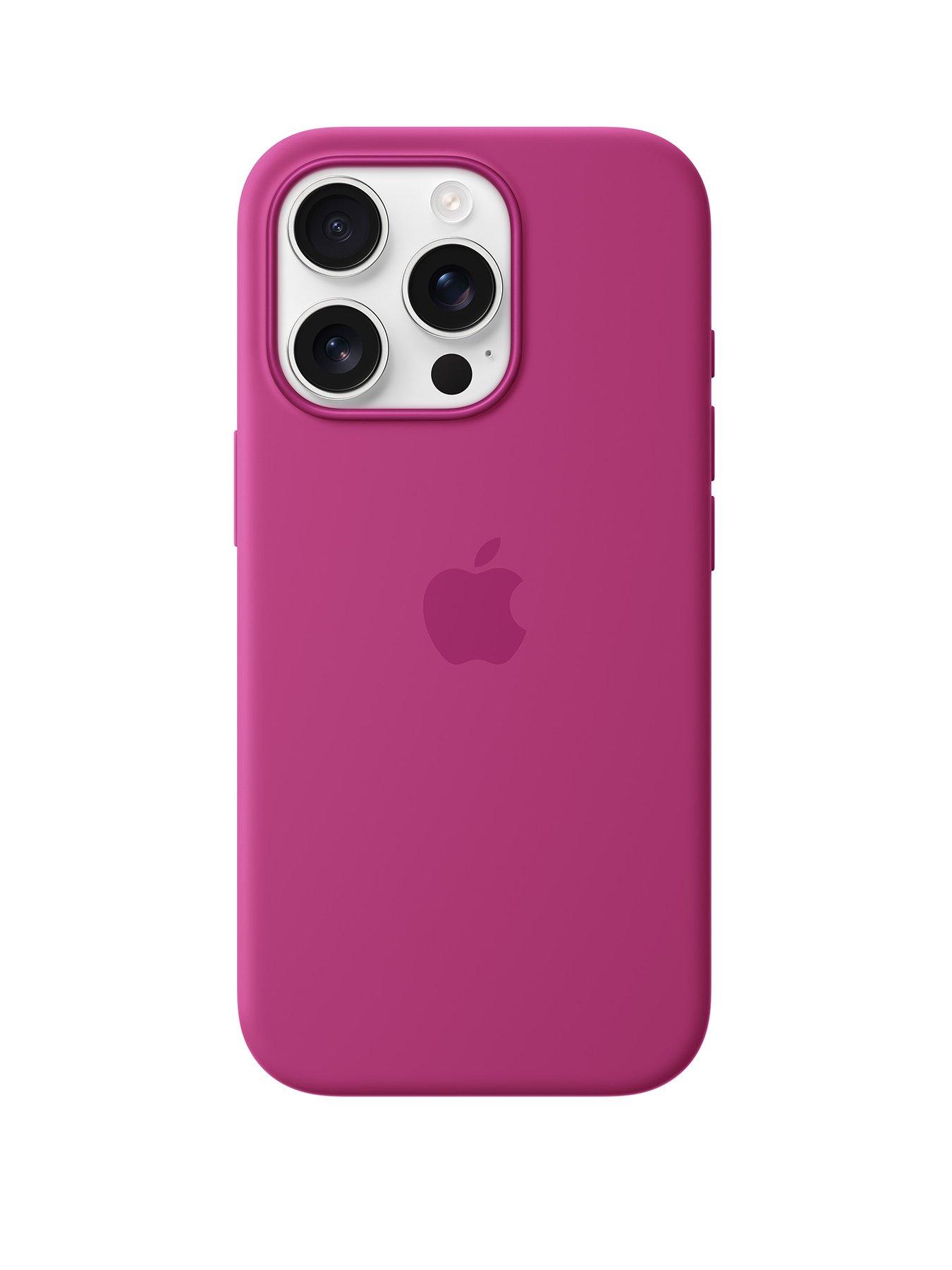 Apple iPhone 16 Pro Silicone Case with MagSafe - Fuchsia | Littlewoods
