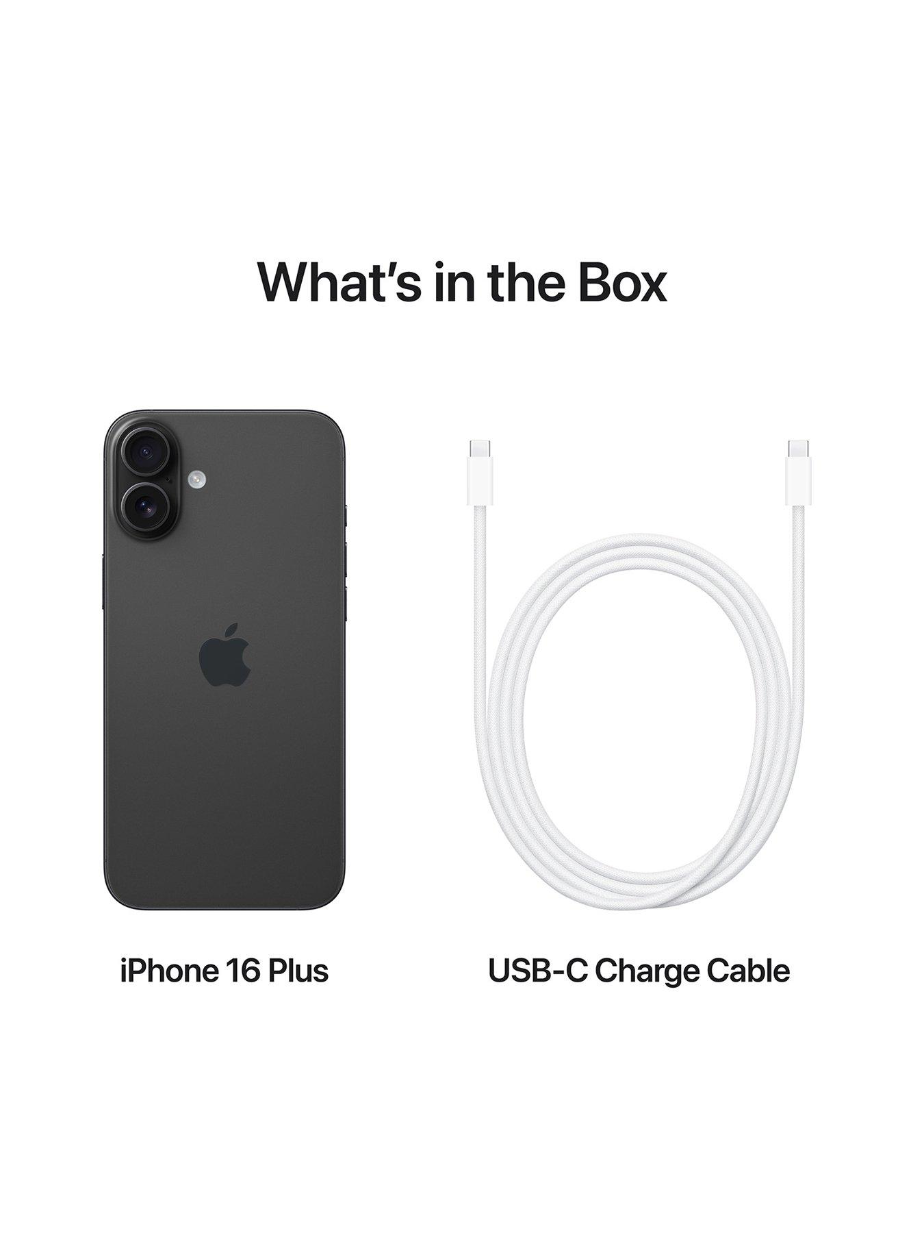 Apple iPhone 16 Plus, 128Gb - Black | Littlewoods