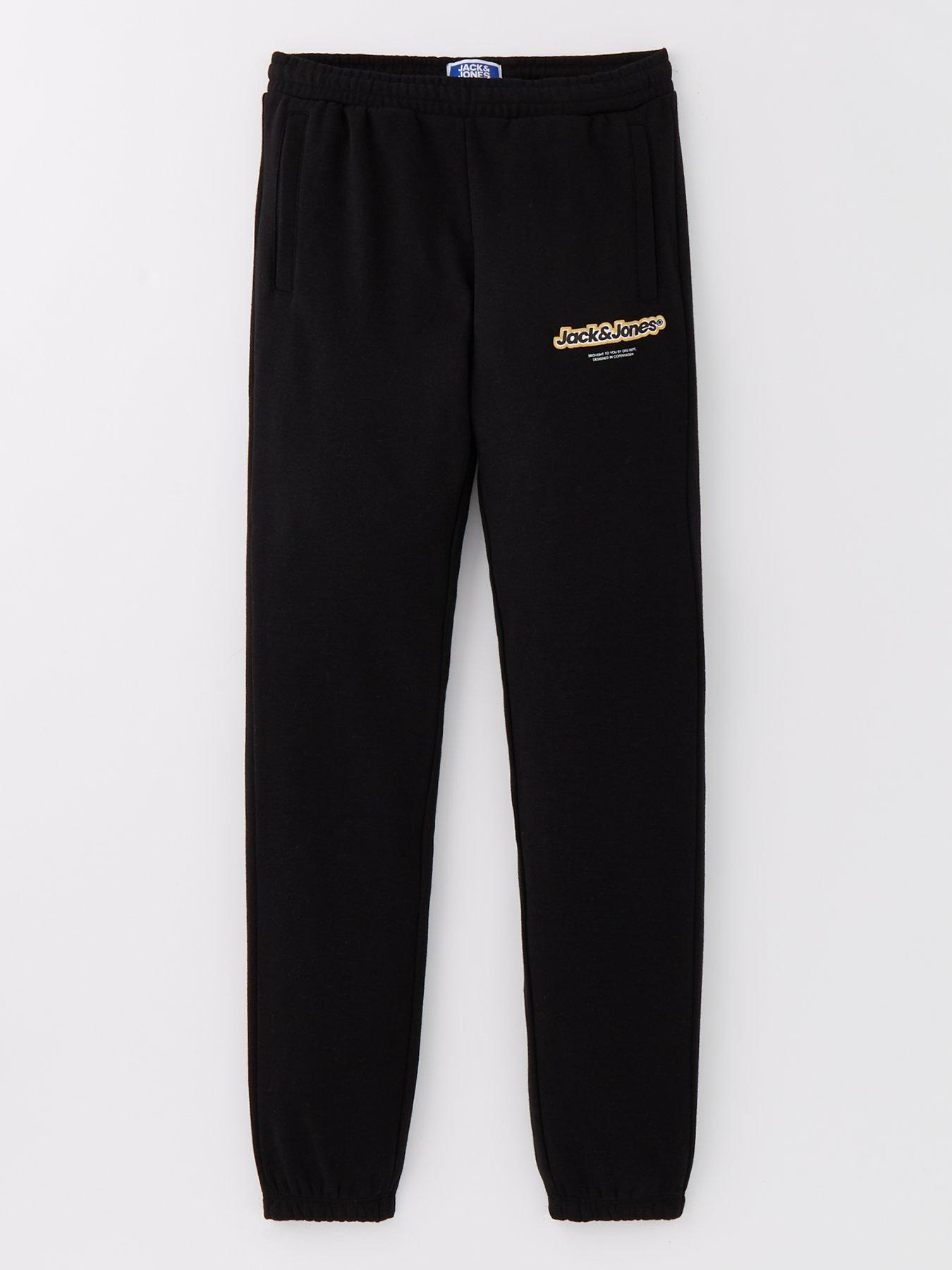 Jack & Jones Junior Boys Karl Vesterbro Newton Sweat Pants - Black ...