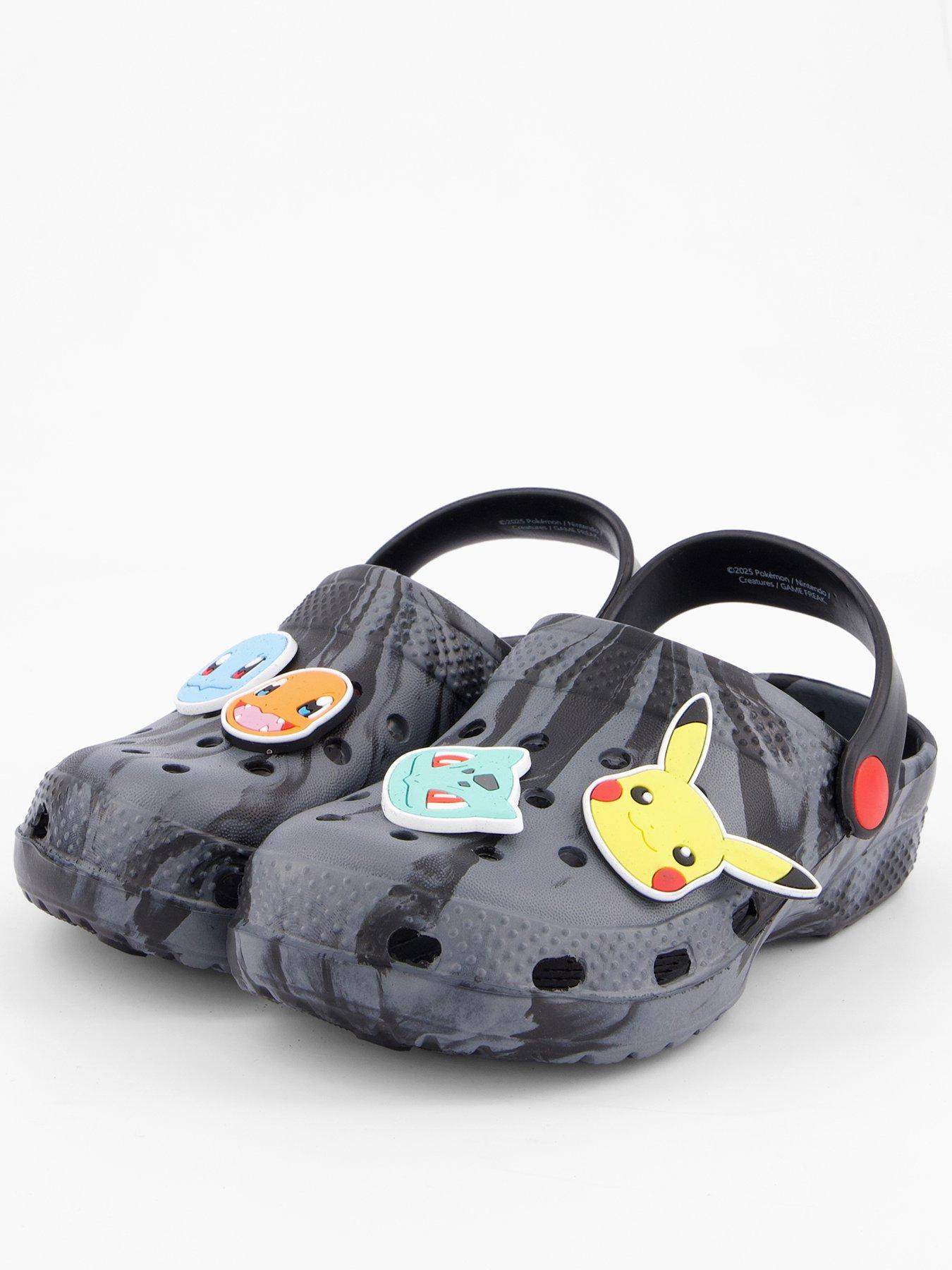 Pokemon Mule Sandal - Black | Littlewoods