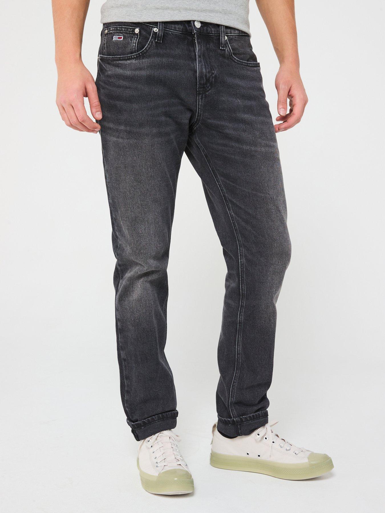 Tommy Jeans Scanton Slim Fit Stretch Jeans - Black | Littlewoods