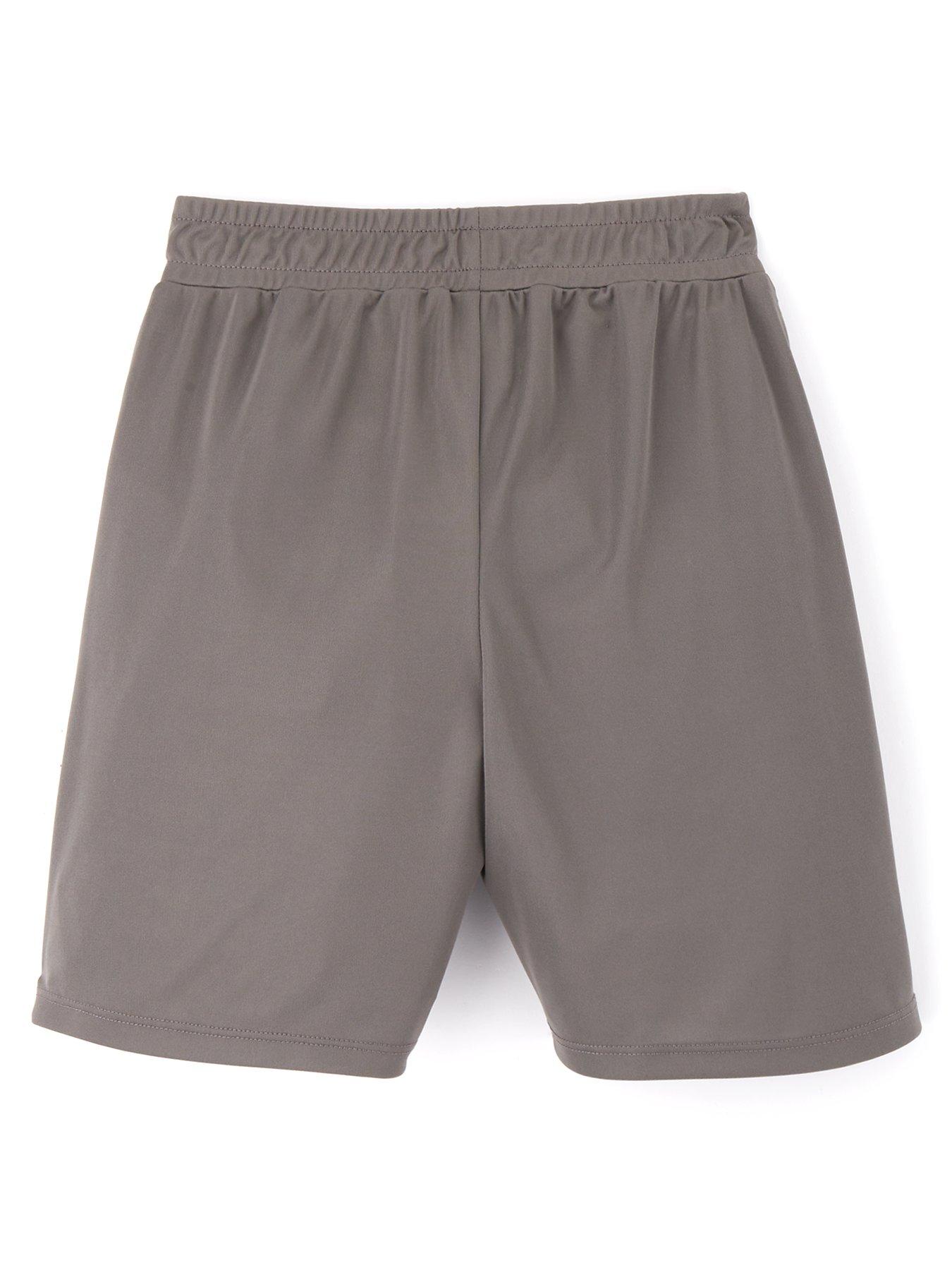 Liverpool FC Logo Shorts - Grey | Littlewoods