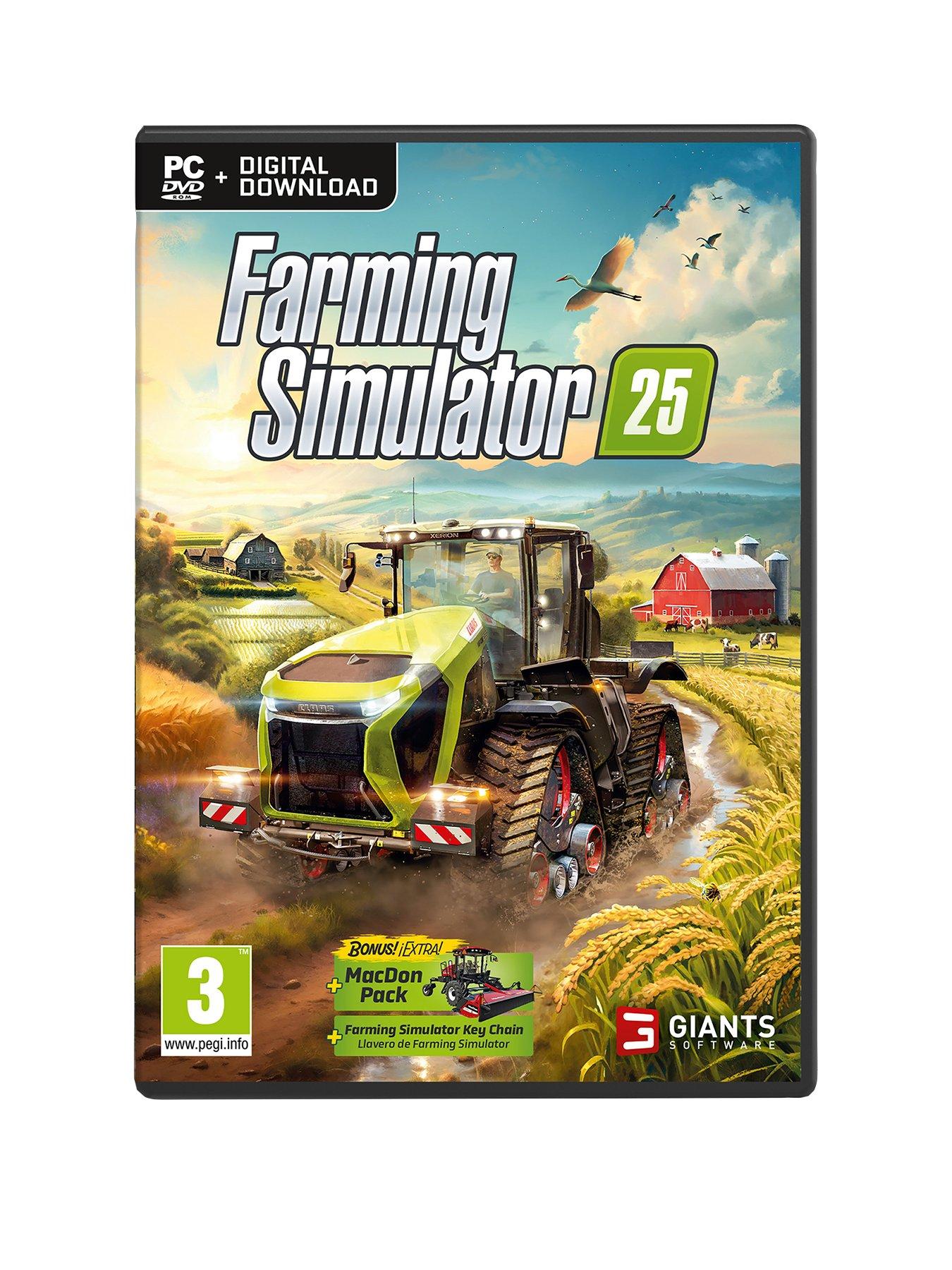 PC Games Farming Simulator 25 (includes Farming Simulator Key Chain ...