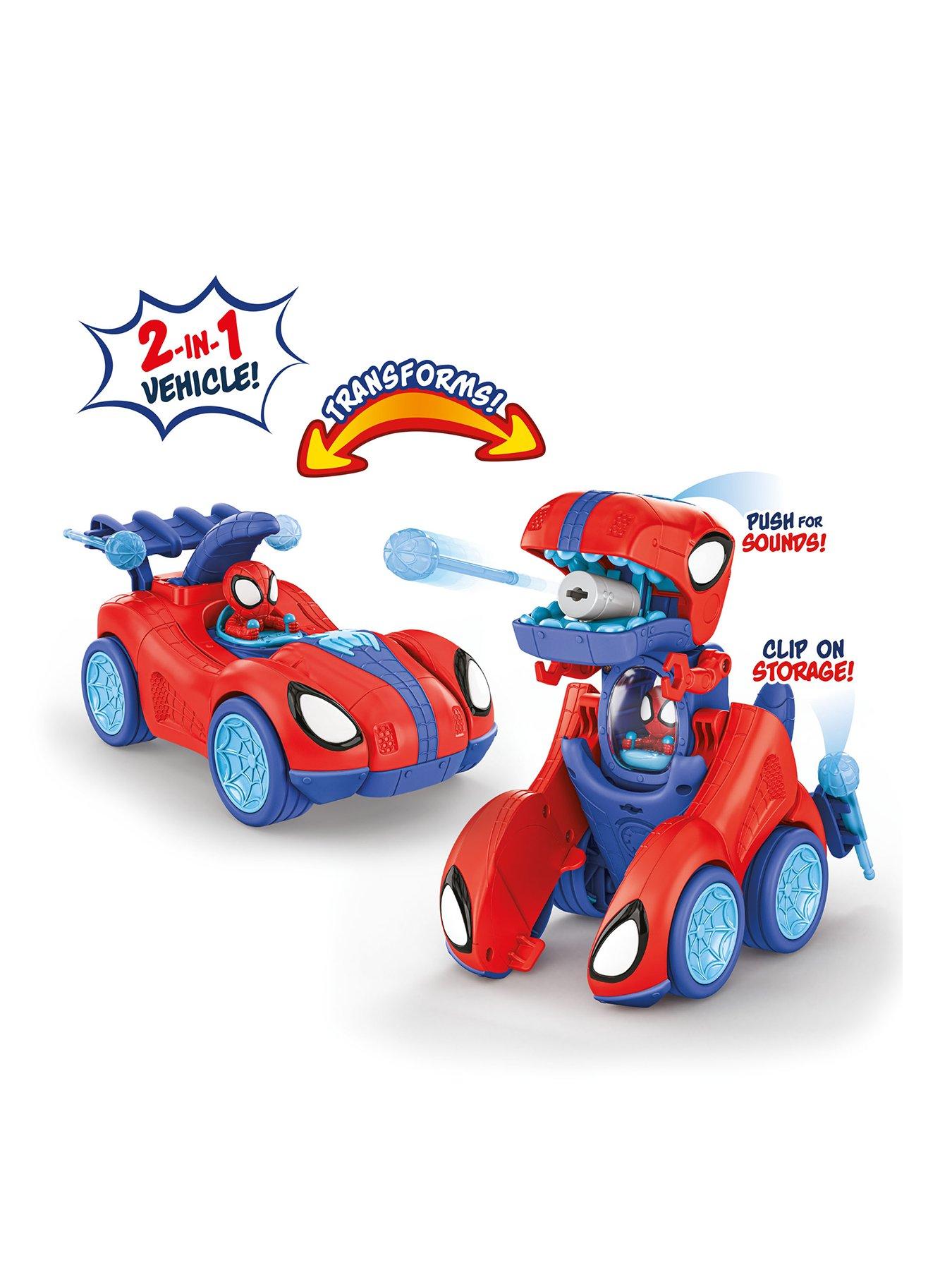 Spiderman MARVEL Spidey and His Amazing Friends Spidey-Rex Racer - 8 ...