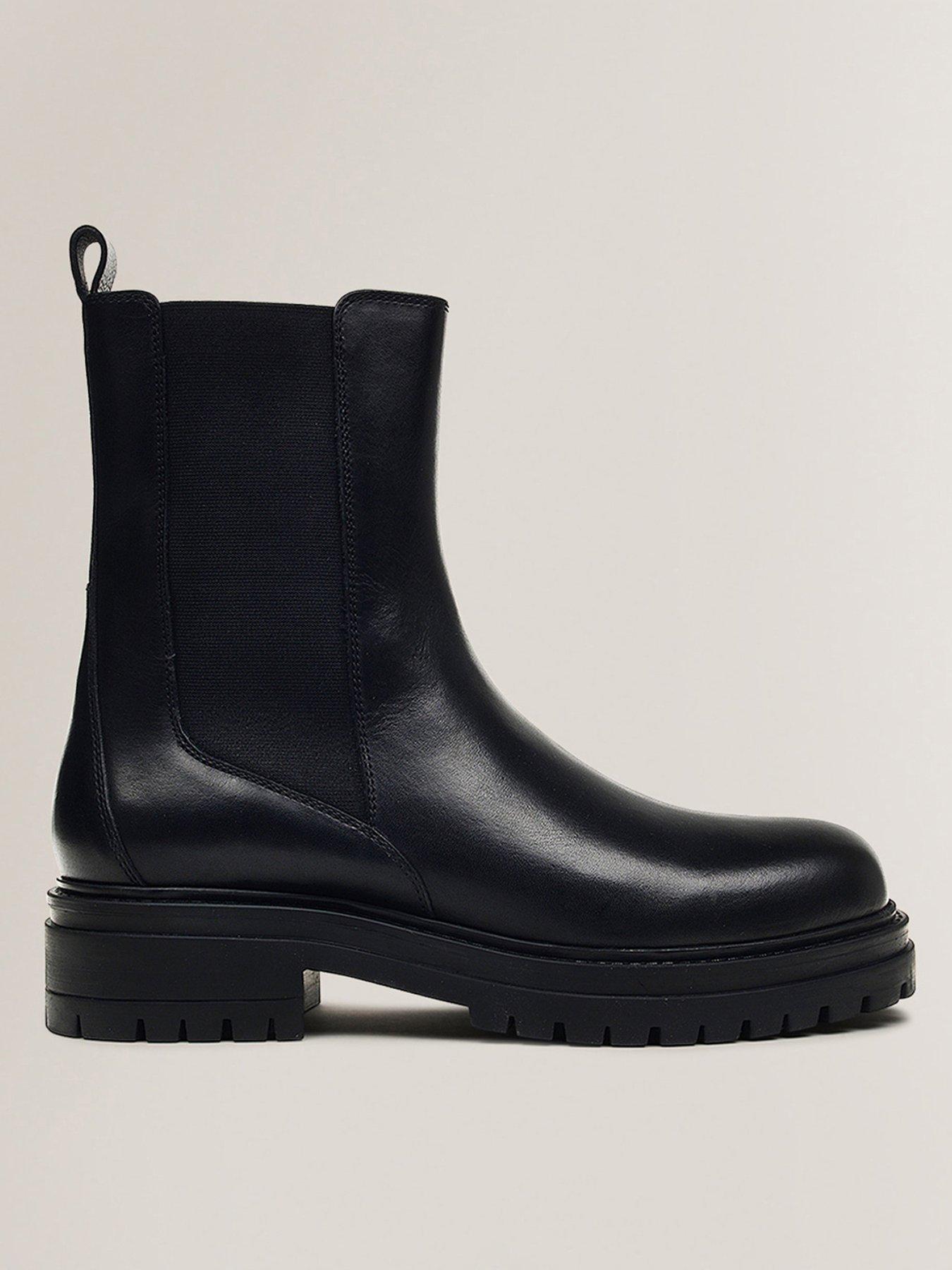 Radley Durham Place Longline Chelsea Boot - Black | littlewoods.com