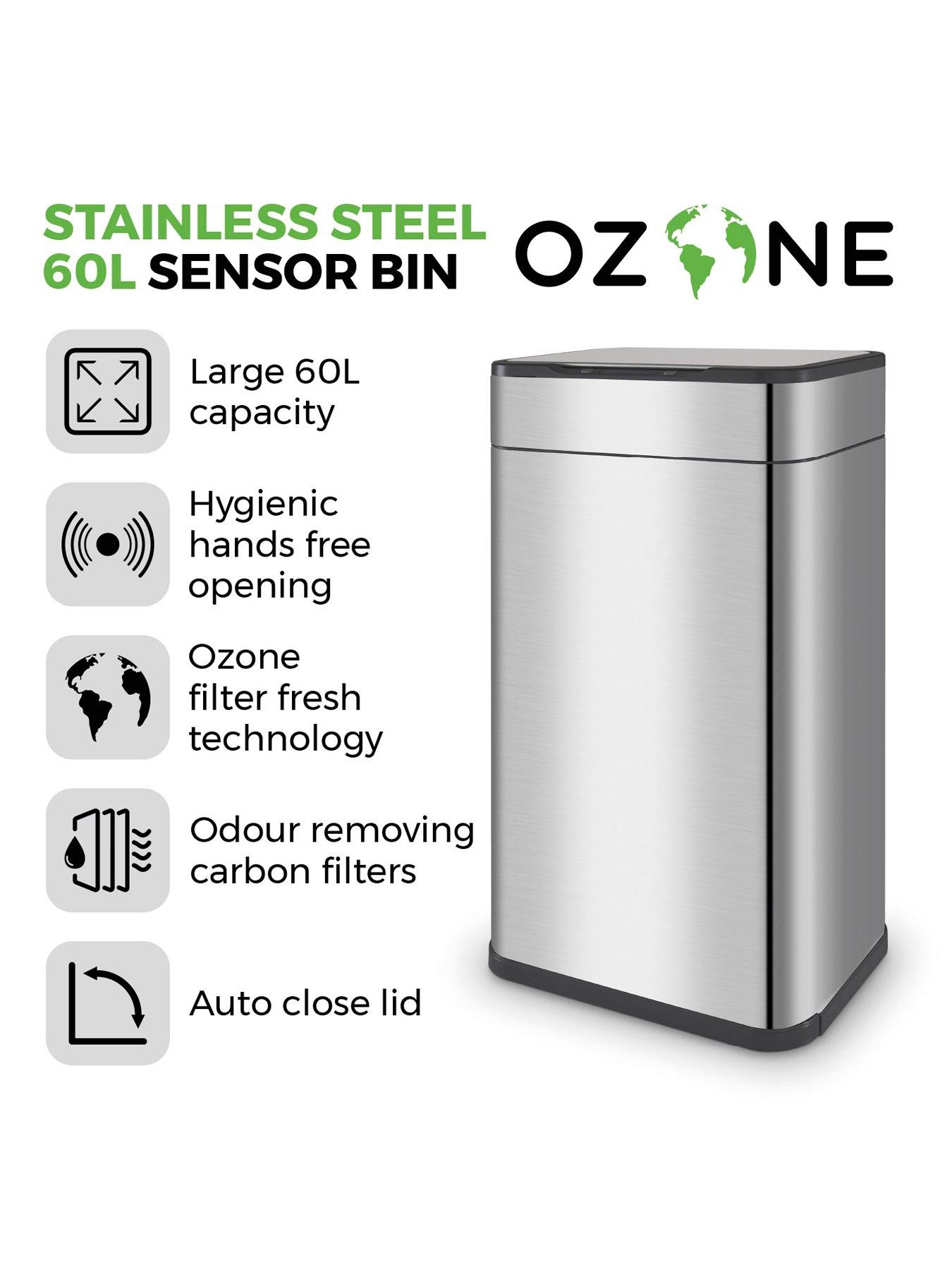 Tower Ozone 60-Litre Sensor Bin | Littlewoods