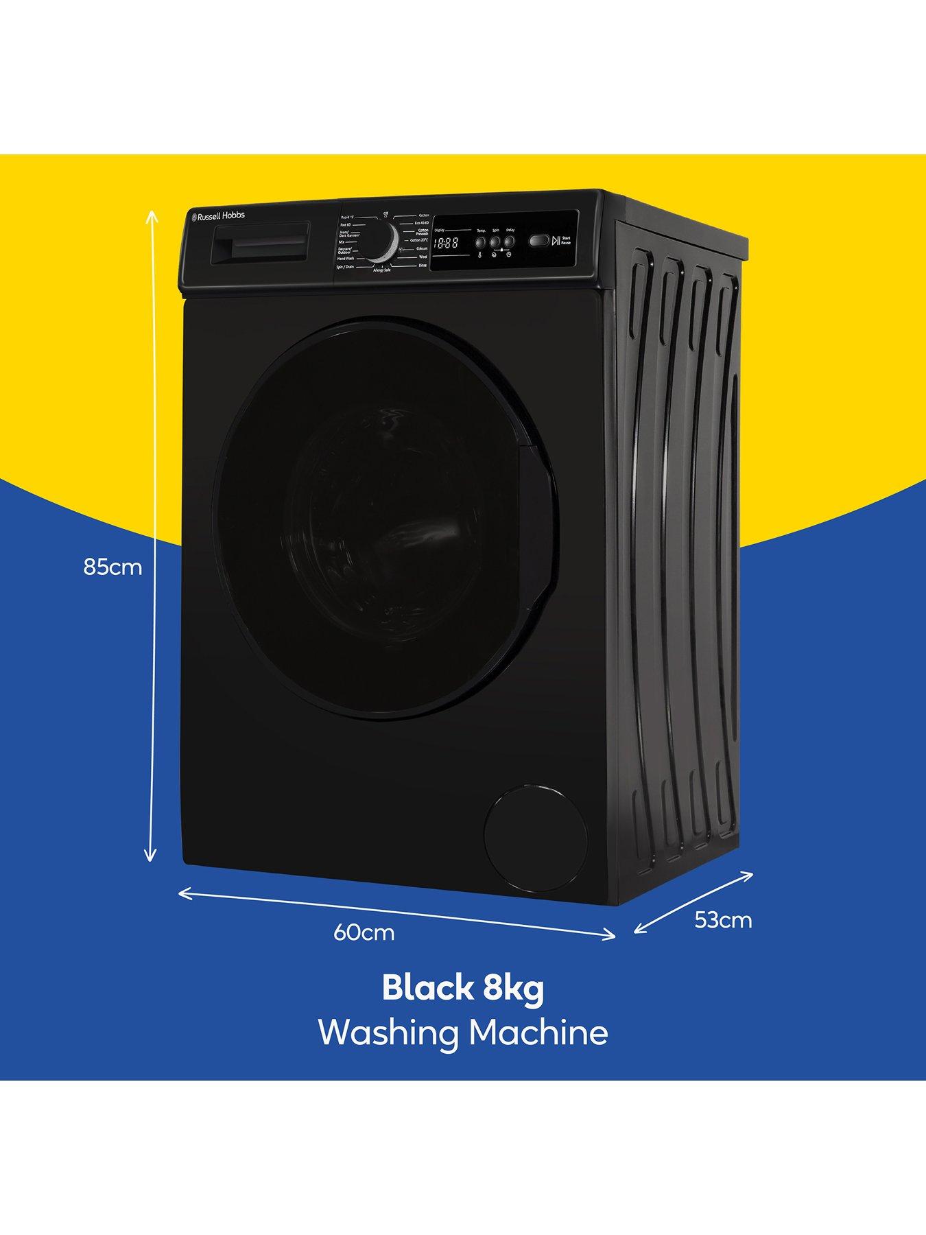 Russell Hobbs RH814W111B 11 Series 8kg Load, 1400rpm Spin Washing ...