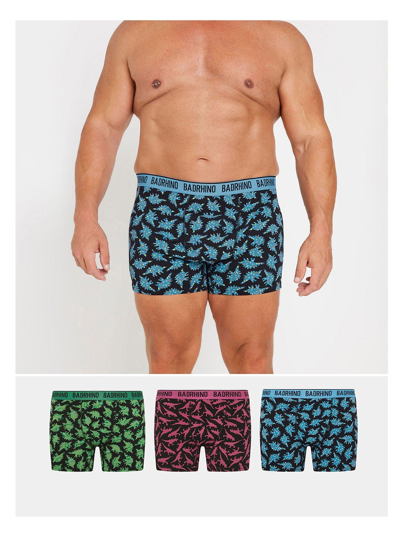 BadRhino 3pk Dino Trunks -multi | littlewoods.com