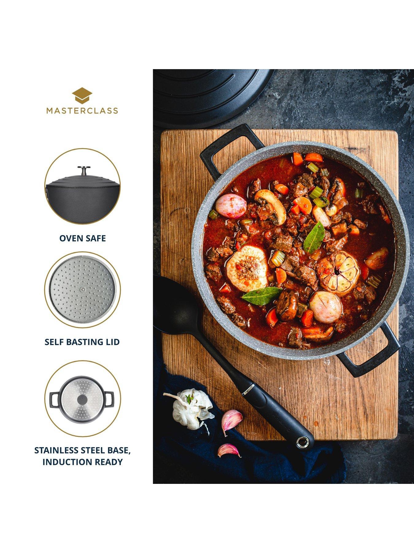 MasterClass Cast Aluminium 2.5-Litre Casserole Dish | Littlewoods