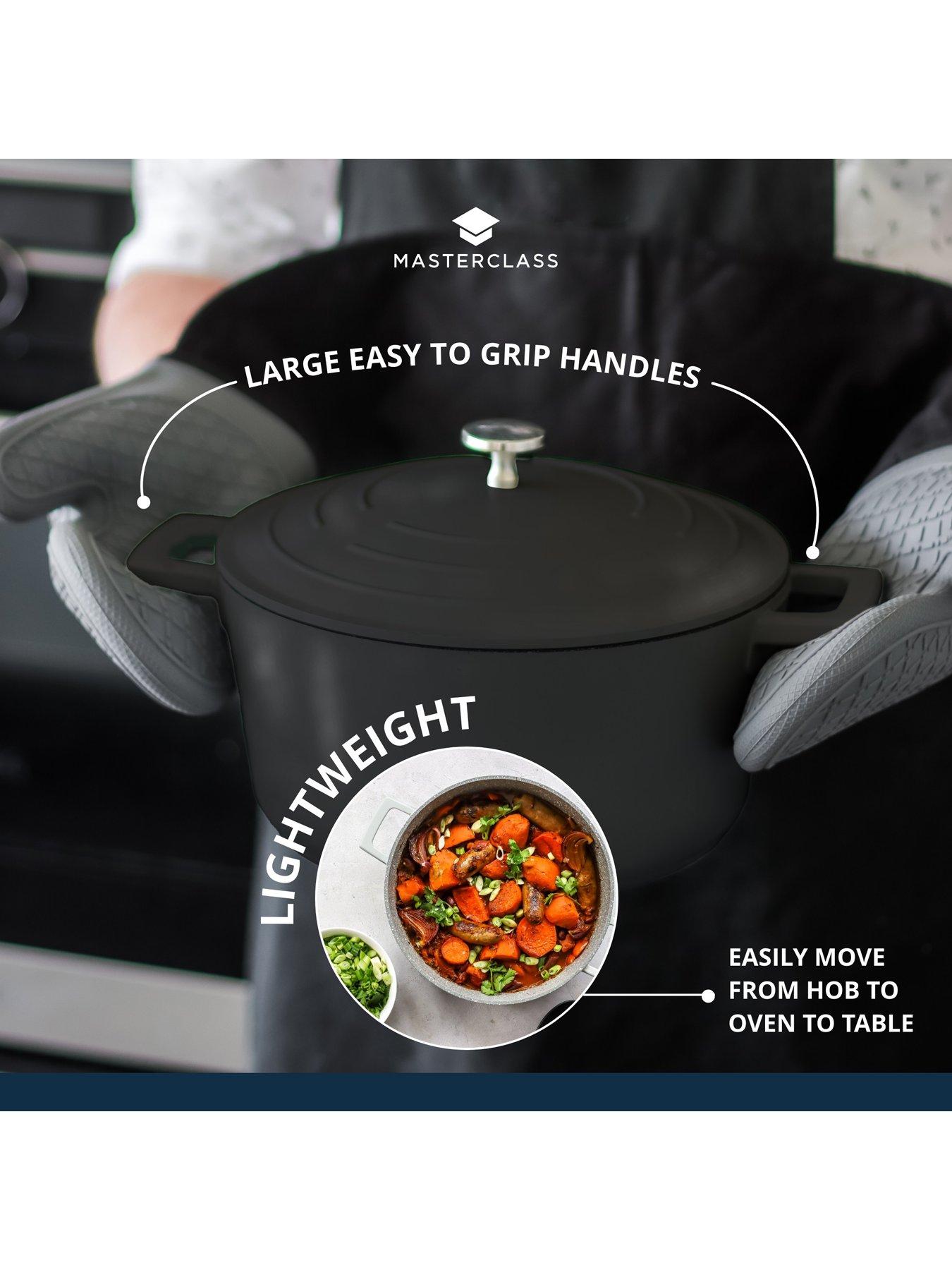 MasterClass Cast Aluminium 2.5-Litre Casserole Dish | Littlewoods
