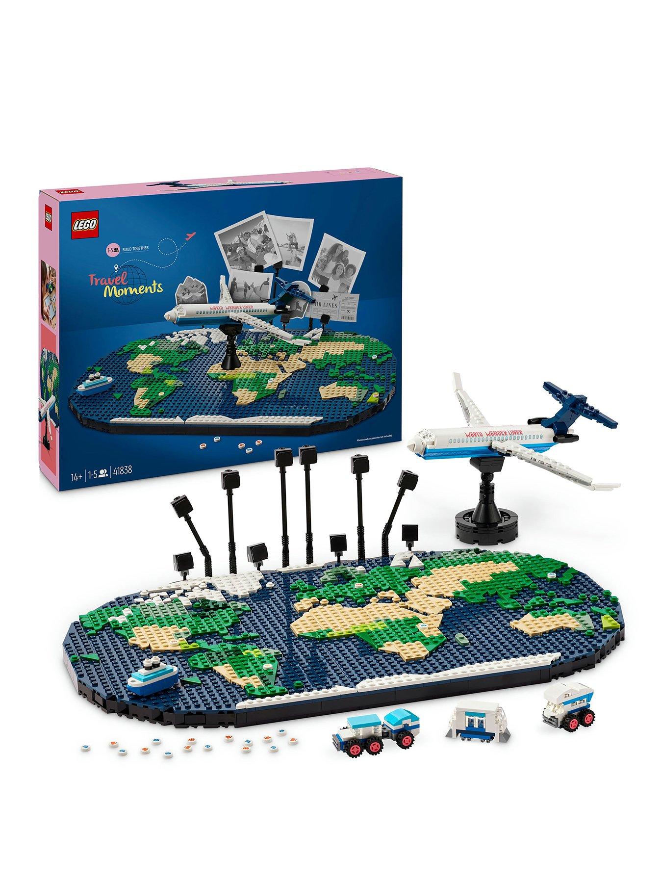 LEGO Family Travel Moments World Map Toy Set 41838 | Littlewoods