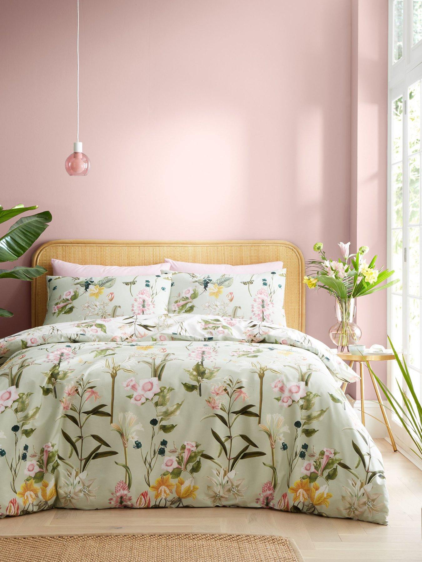 RHS Exotic 100% Cotton Floral Duvet Set | Littlewoods