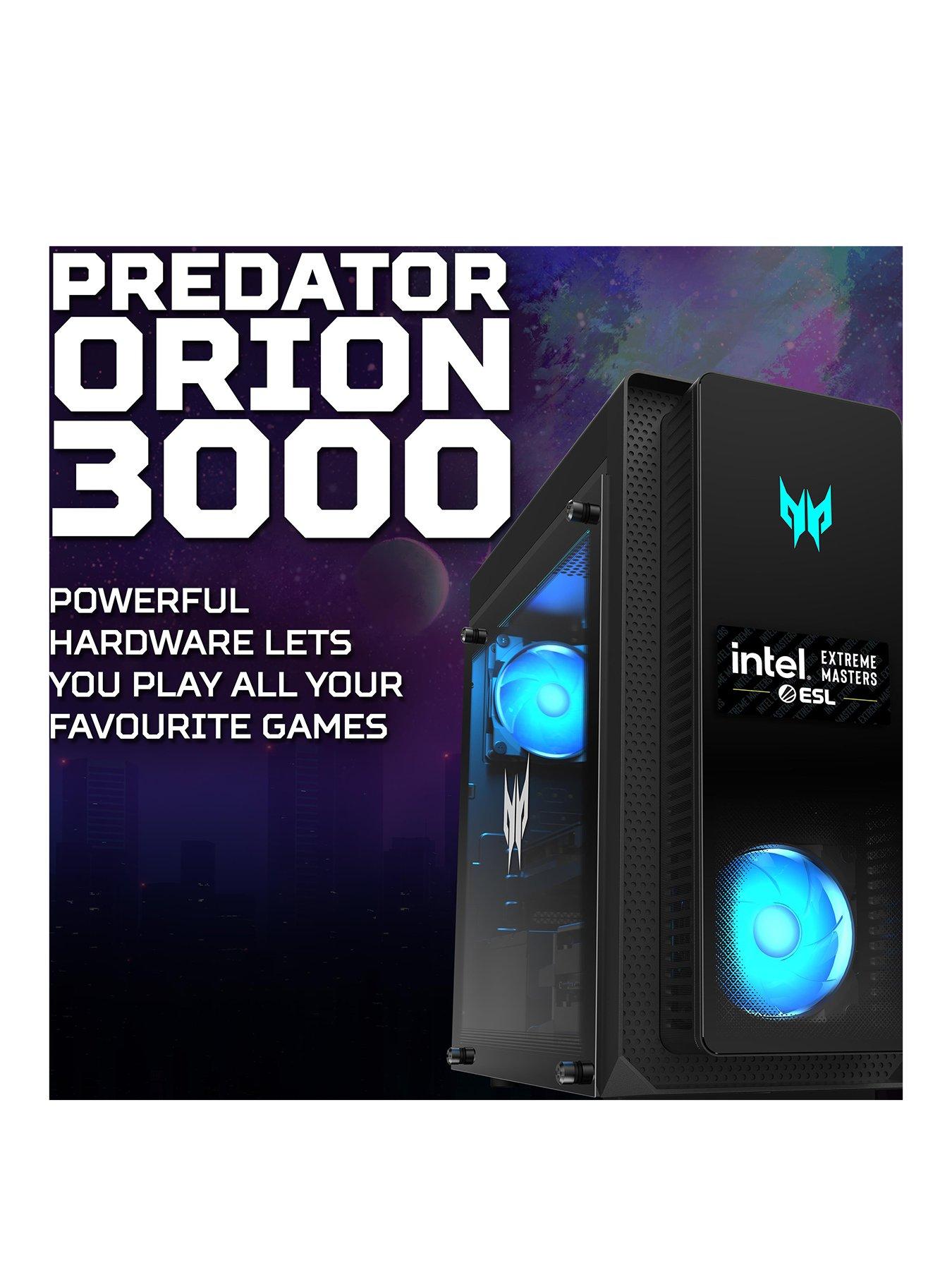 Acer Predator Orion 3000 Gaming Desktop - GeForce RTX 4070 Super, Intel ...