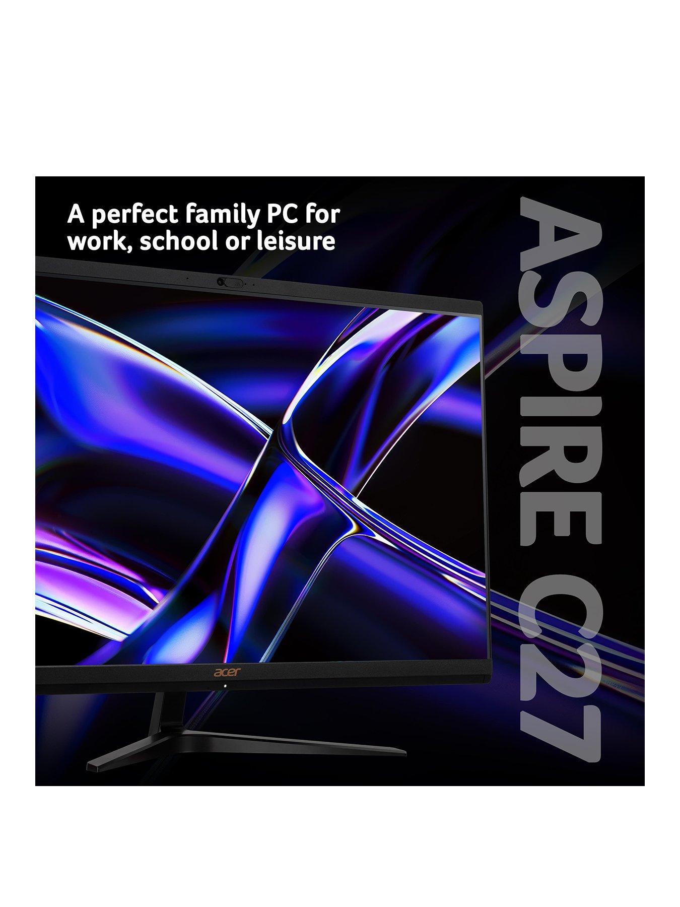 Acer Aspire - 27in - FHD All-In-One Desktop - Intel Core i5-12450H ...