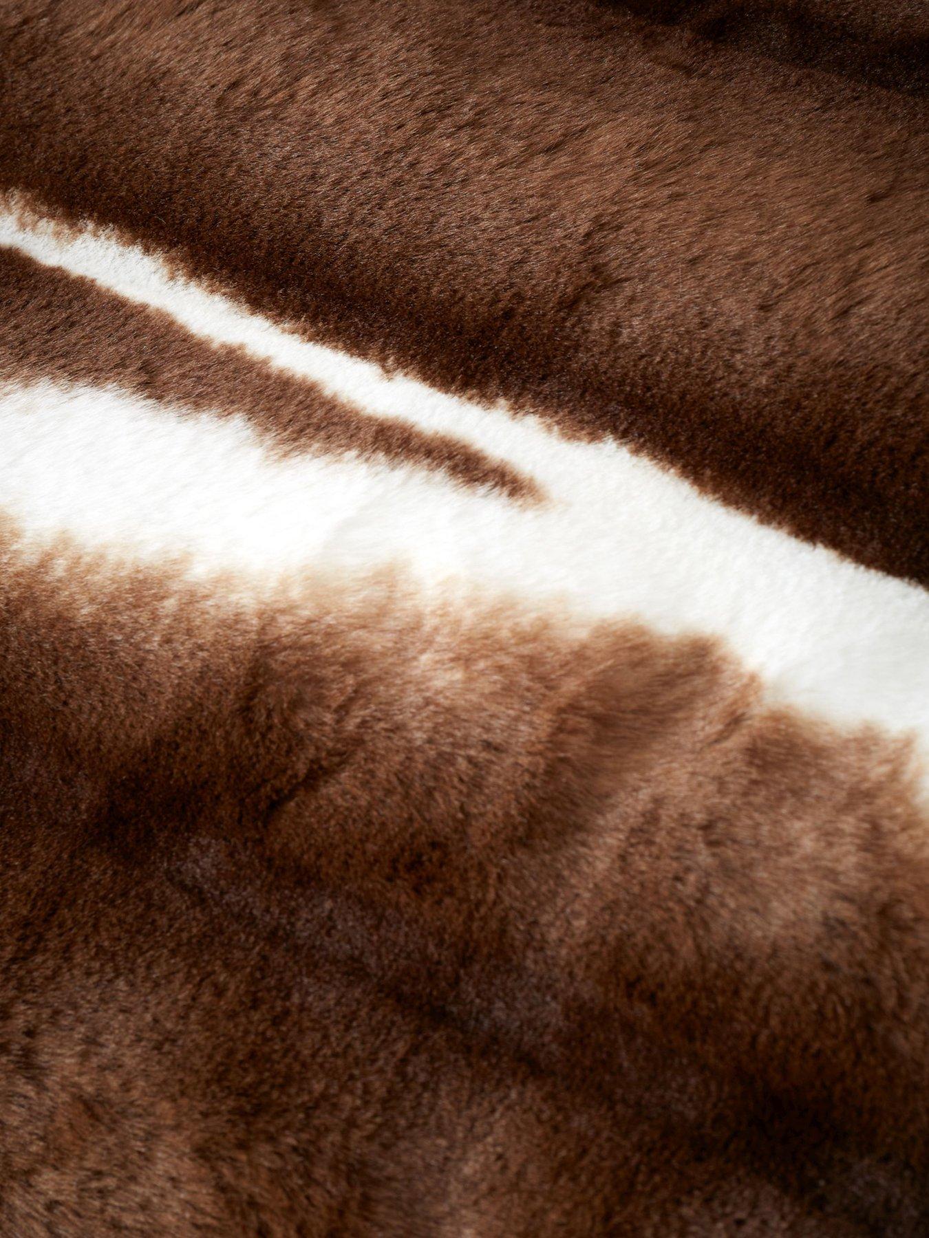 Catherine Lansfield Flint Faux Fur Throw | Littlewoods
