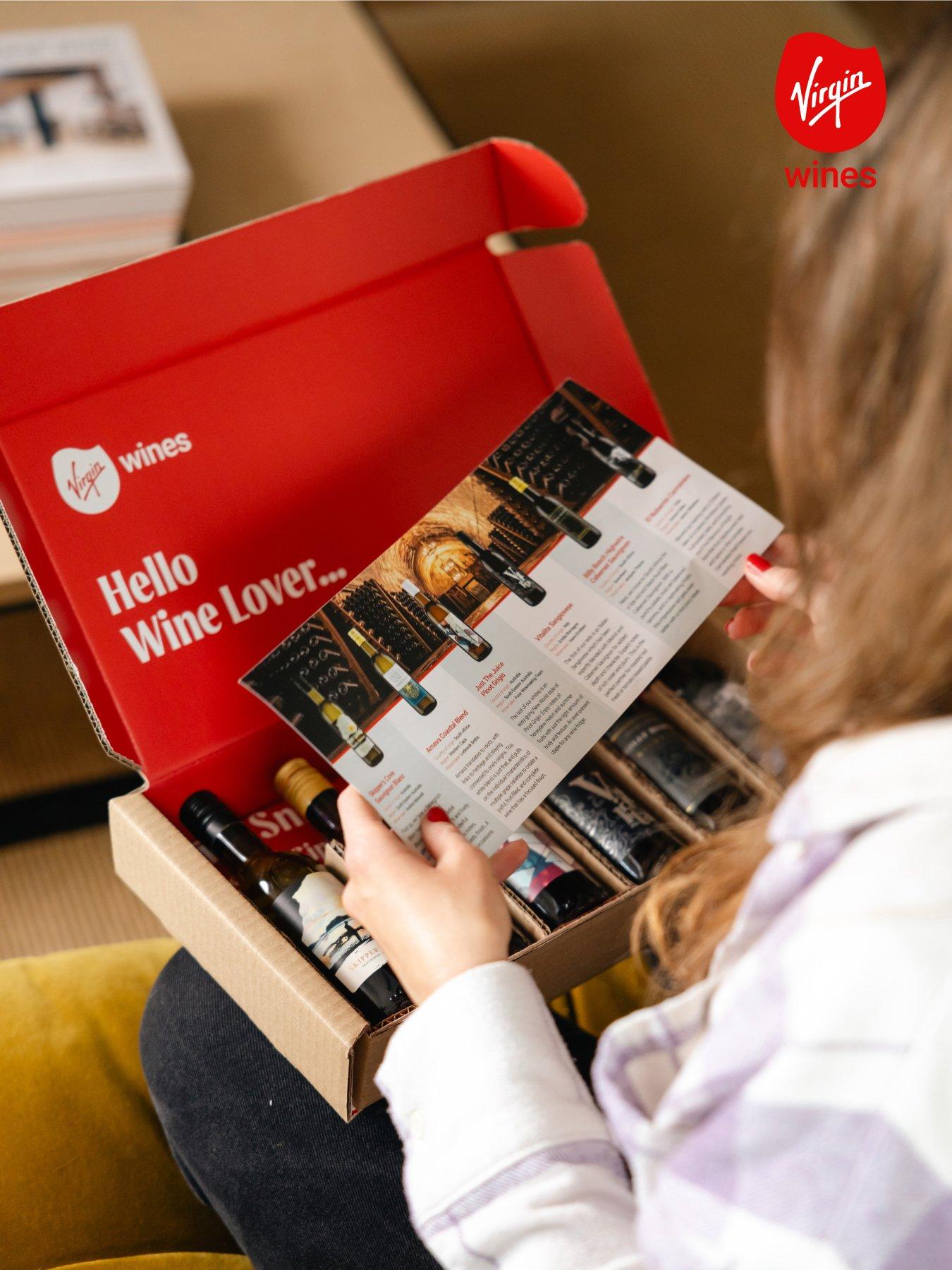 Virgin Wines 6 Mini Wine Bottles Sampler | Littlewoods