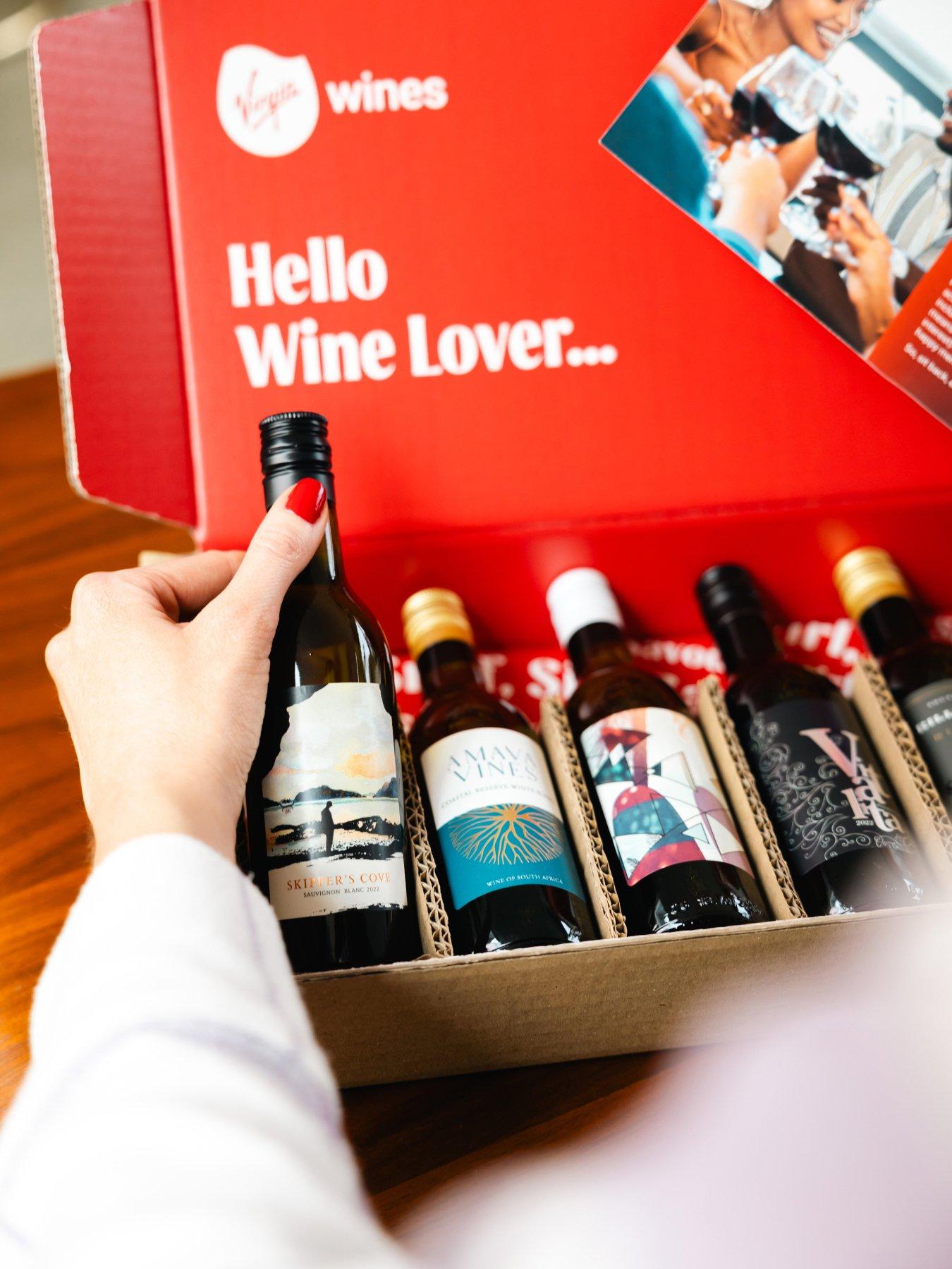 Virgin Wines 6 Mini Wine Bottles Sampler | Littlewoods