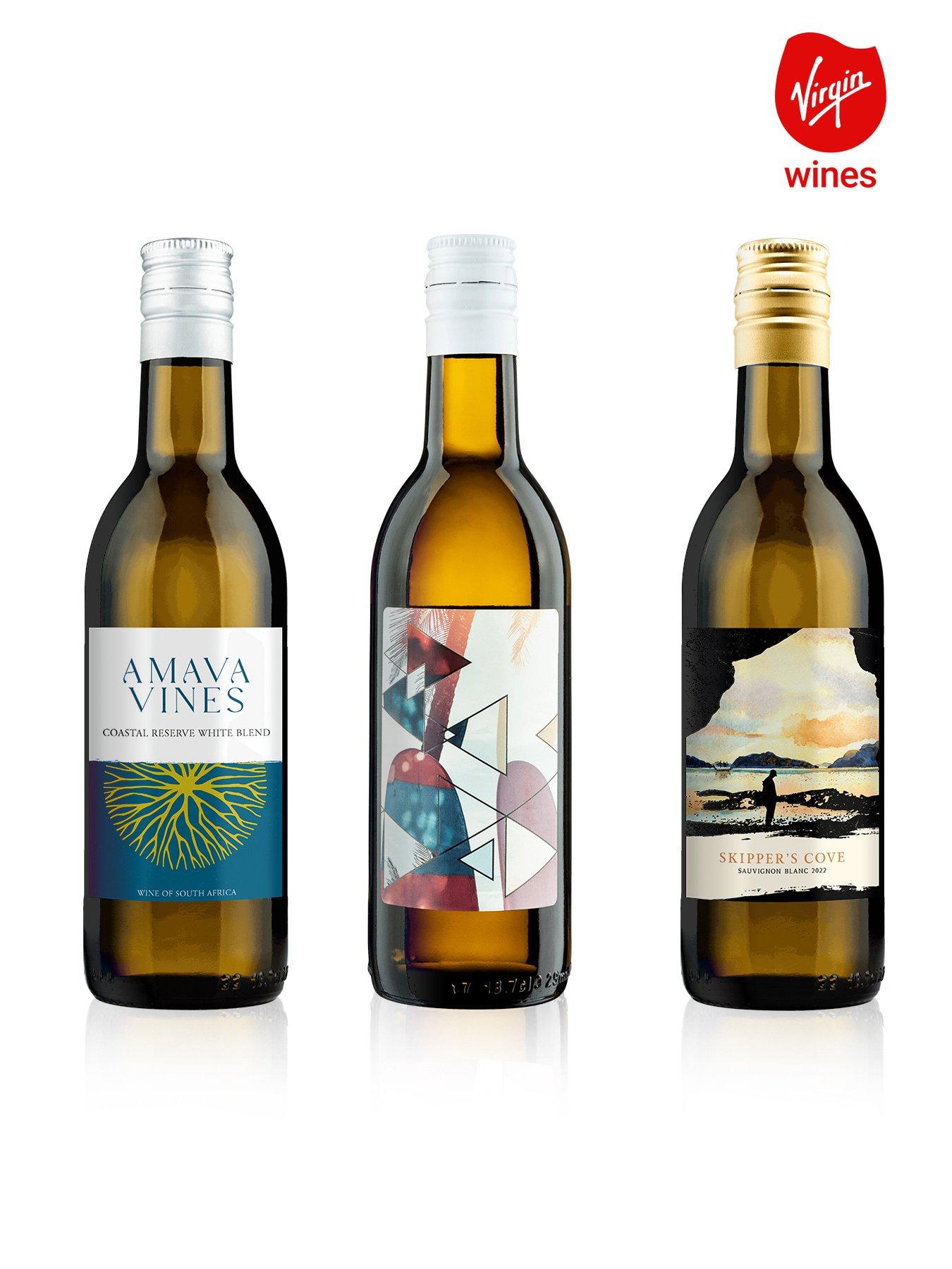 Virgin Wines 6 Mini Wine Bottles Sampler | Littlewoods