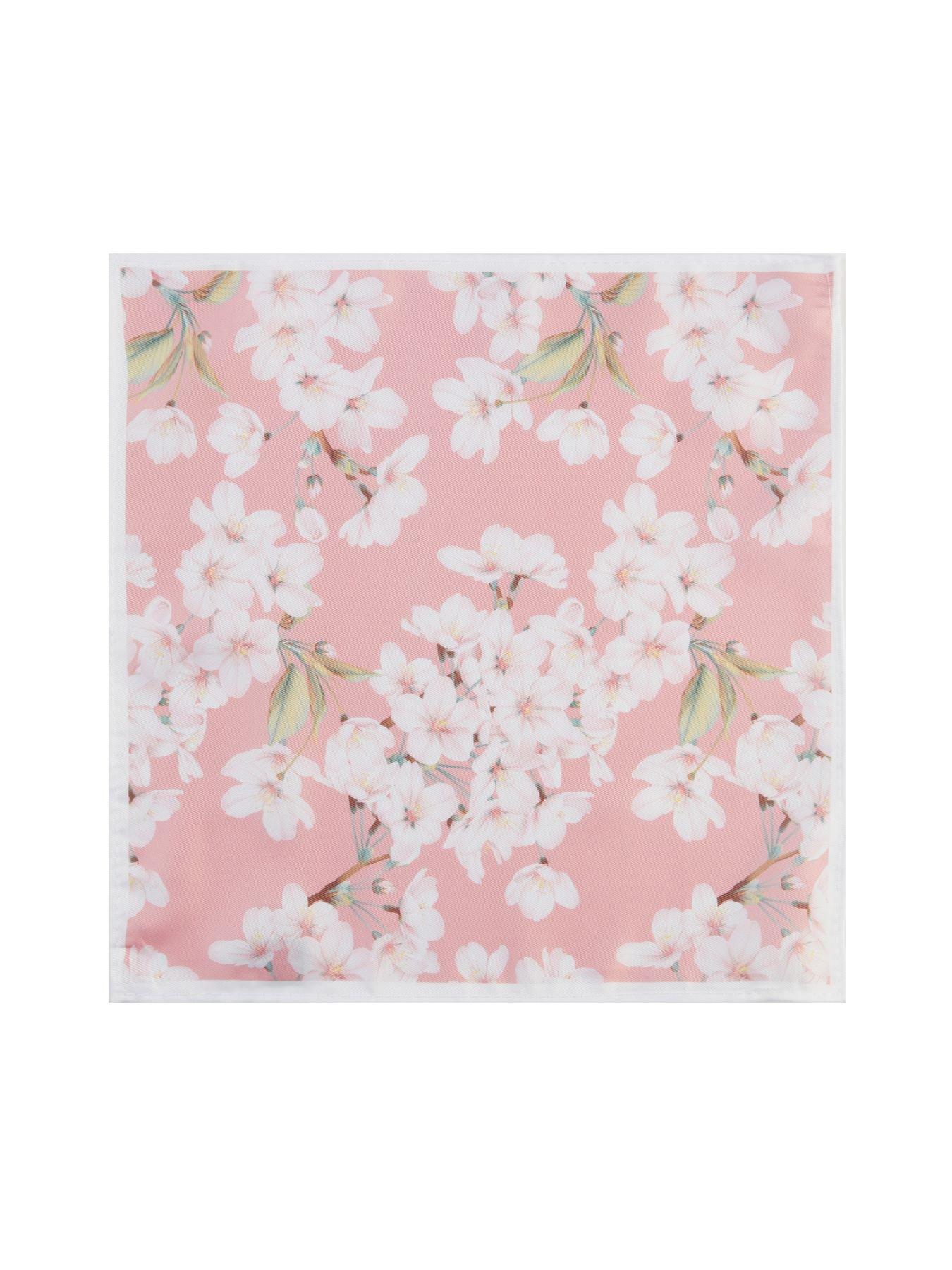 Skopes Tie with Floral Pocket Square - Pink | Littlewoods