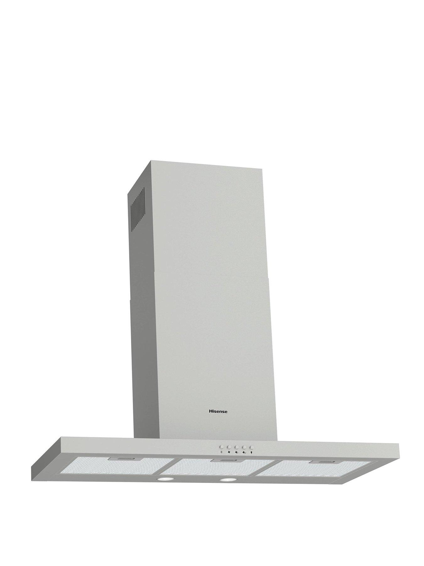 Hisense CH9T4BXUK 90cm T-Shape Cooker Hood - Stainless Steel | Littlewoods
