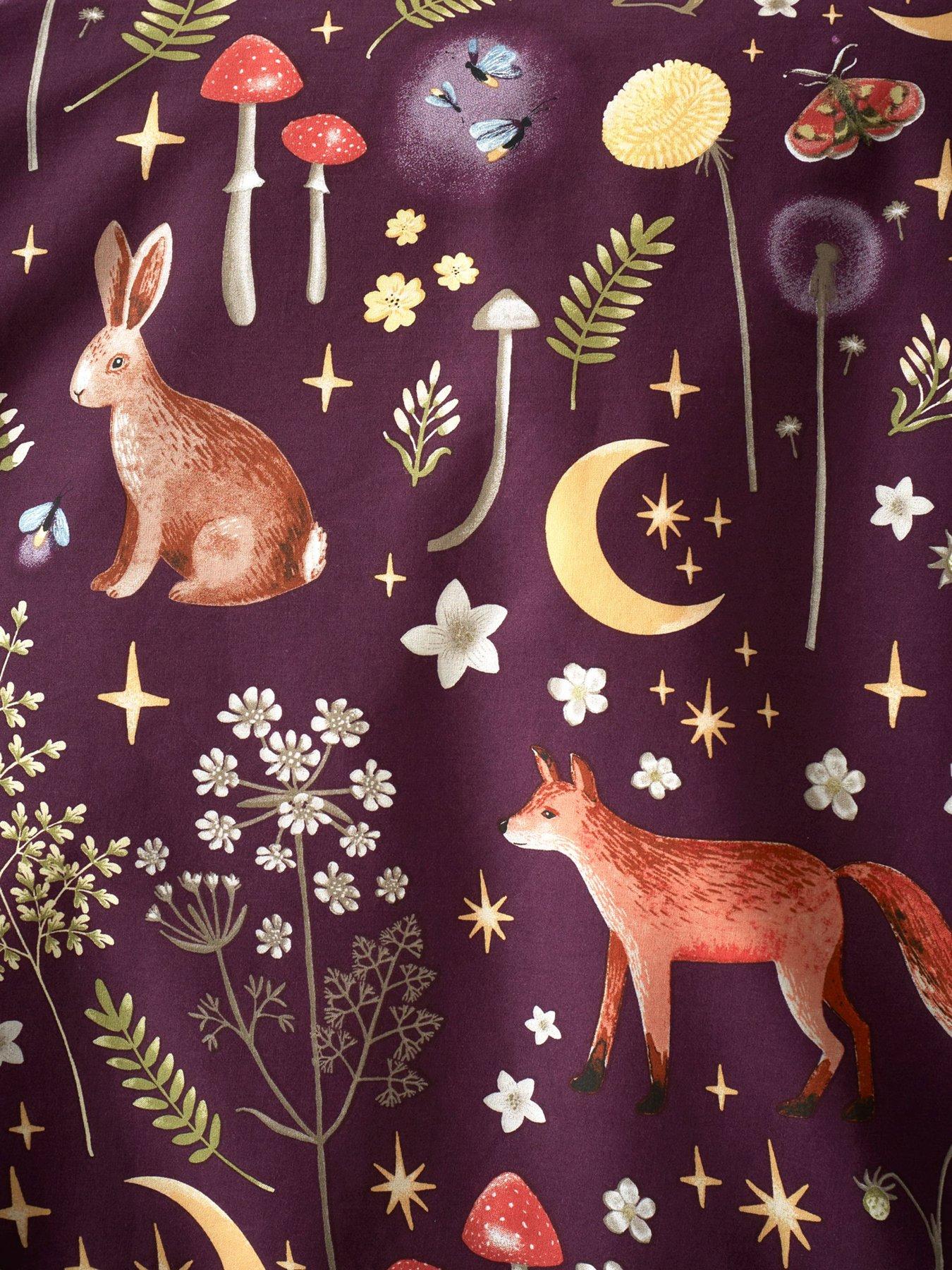 Catherine Lansfield Enchanted Twilight Duvet Cover Set - Plum | Littlewoods