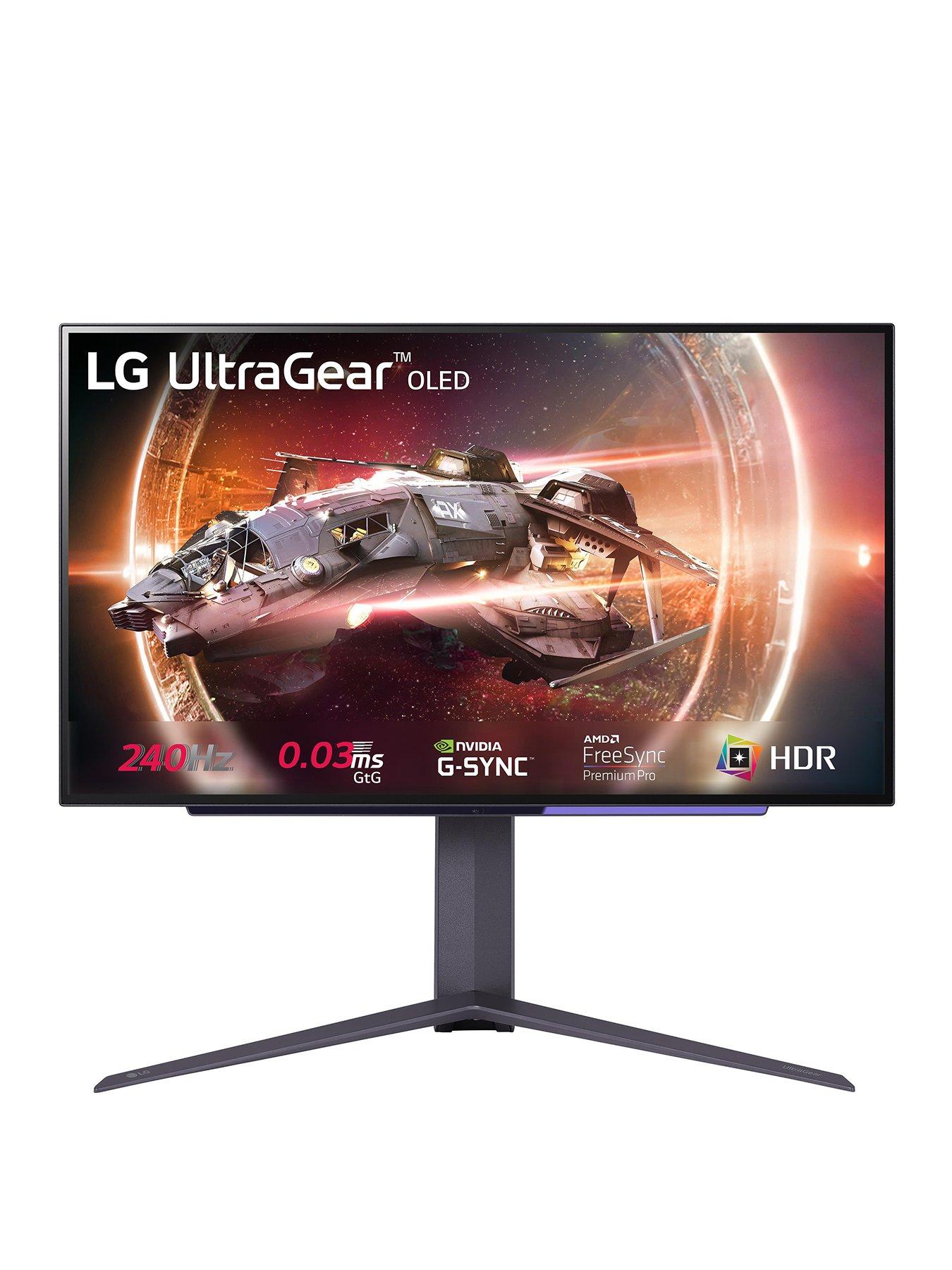 LG 27" UltraGear QHD OLED 240Hz Gaming Monitor | Littlewoods