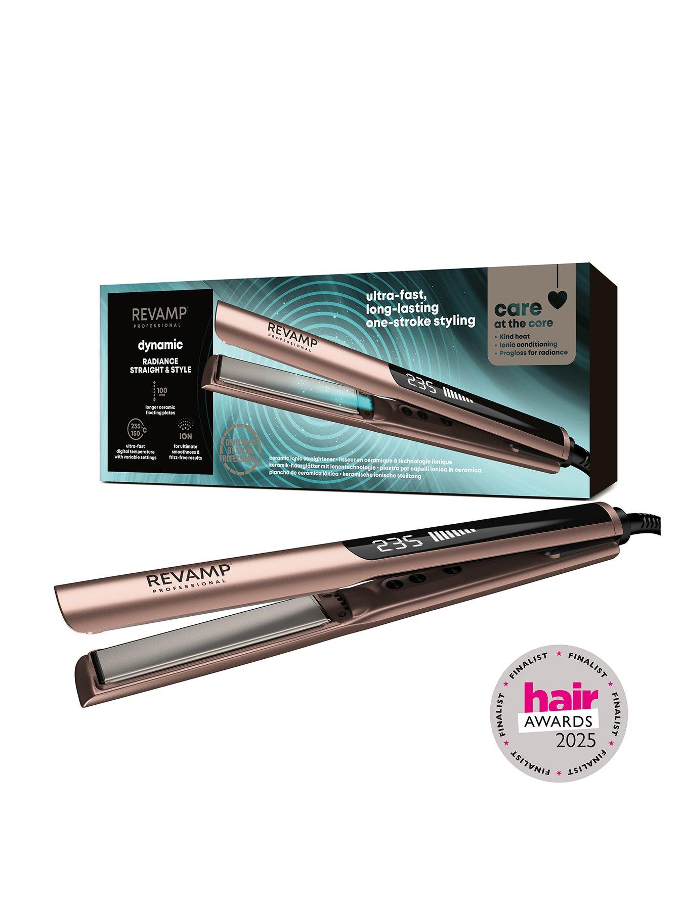 Revamp Dynamic Radiance Straight & Style Ceramic Ionic Hair ...
