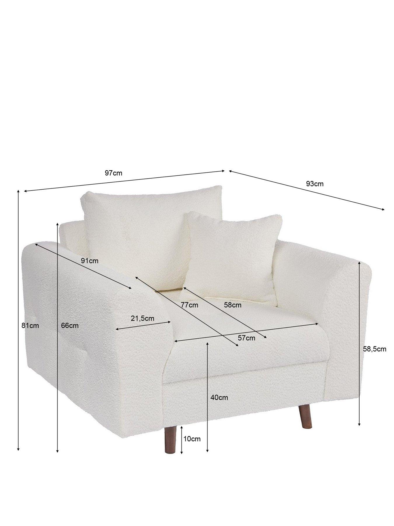 The Very Collection Rune Fabric Armchair - FSC® Certified | Littlewoods