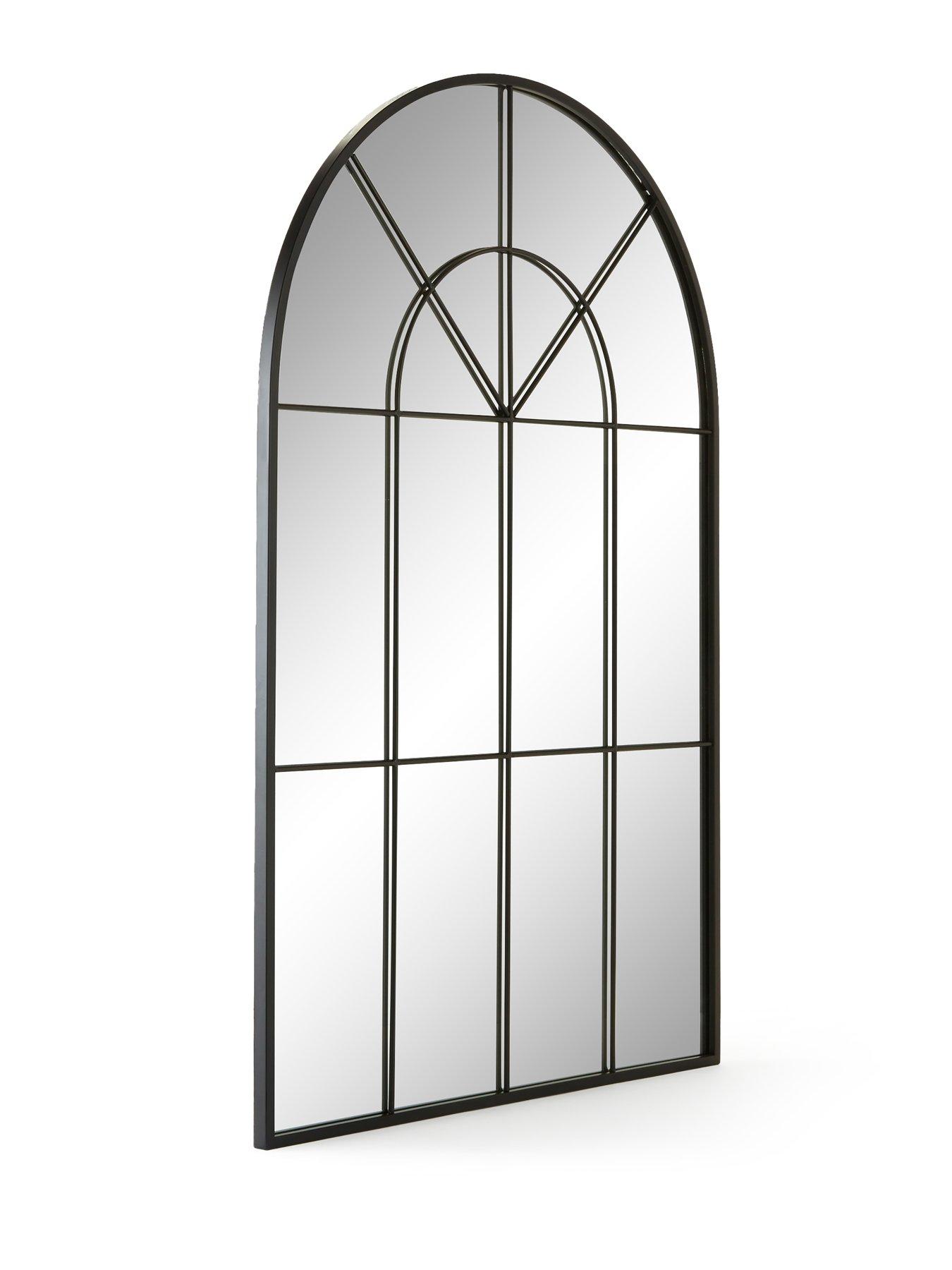 Very Home Arched Window Pane Mirror – 60 x 90 cm | Littlewoods