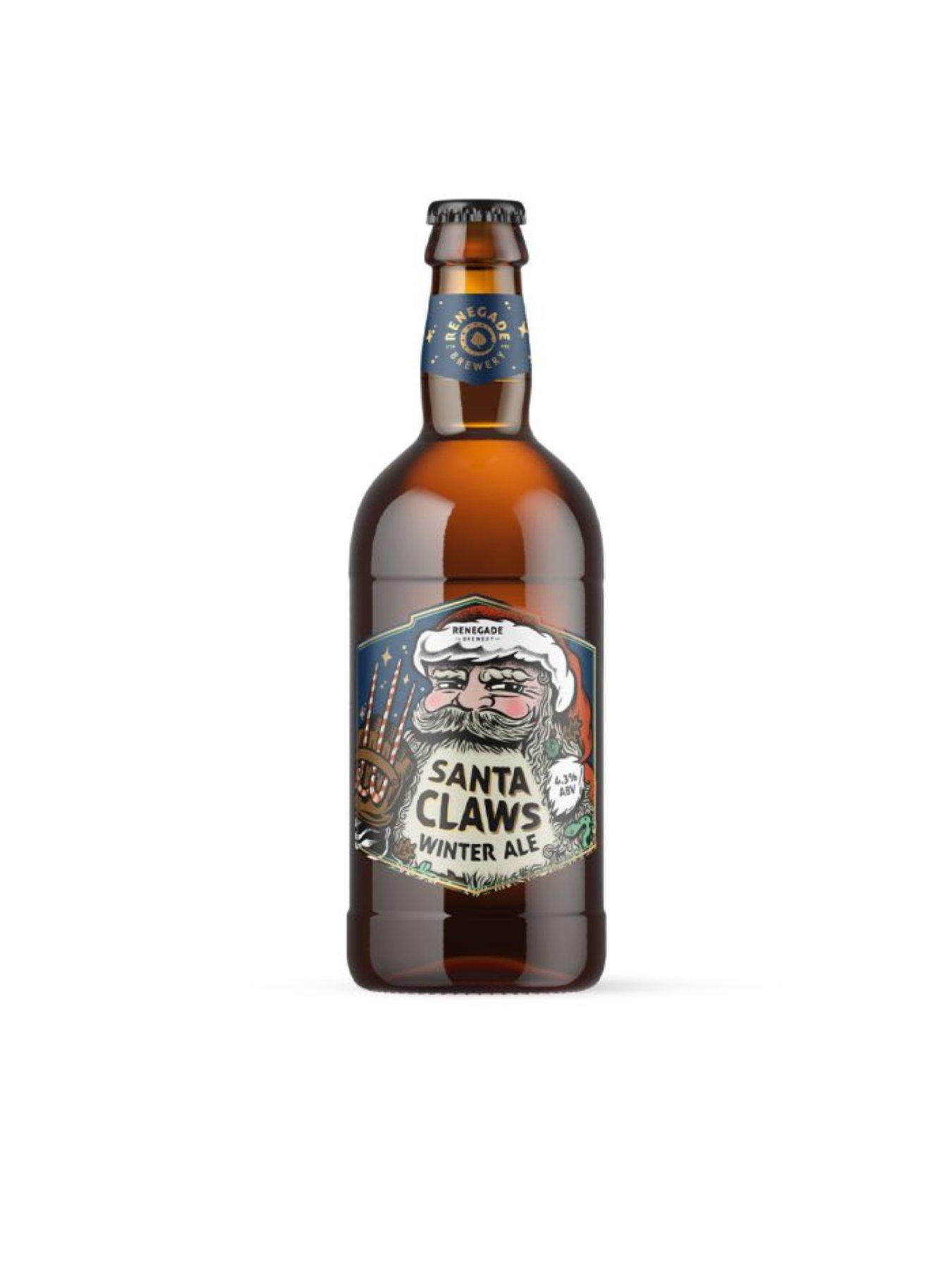 Renegade Santa Claws Winter Ale 3 bottle Gift Set | Littlewoods