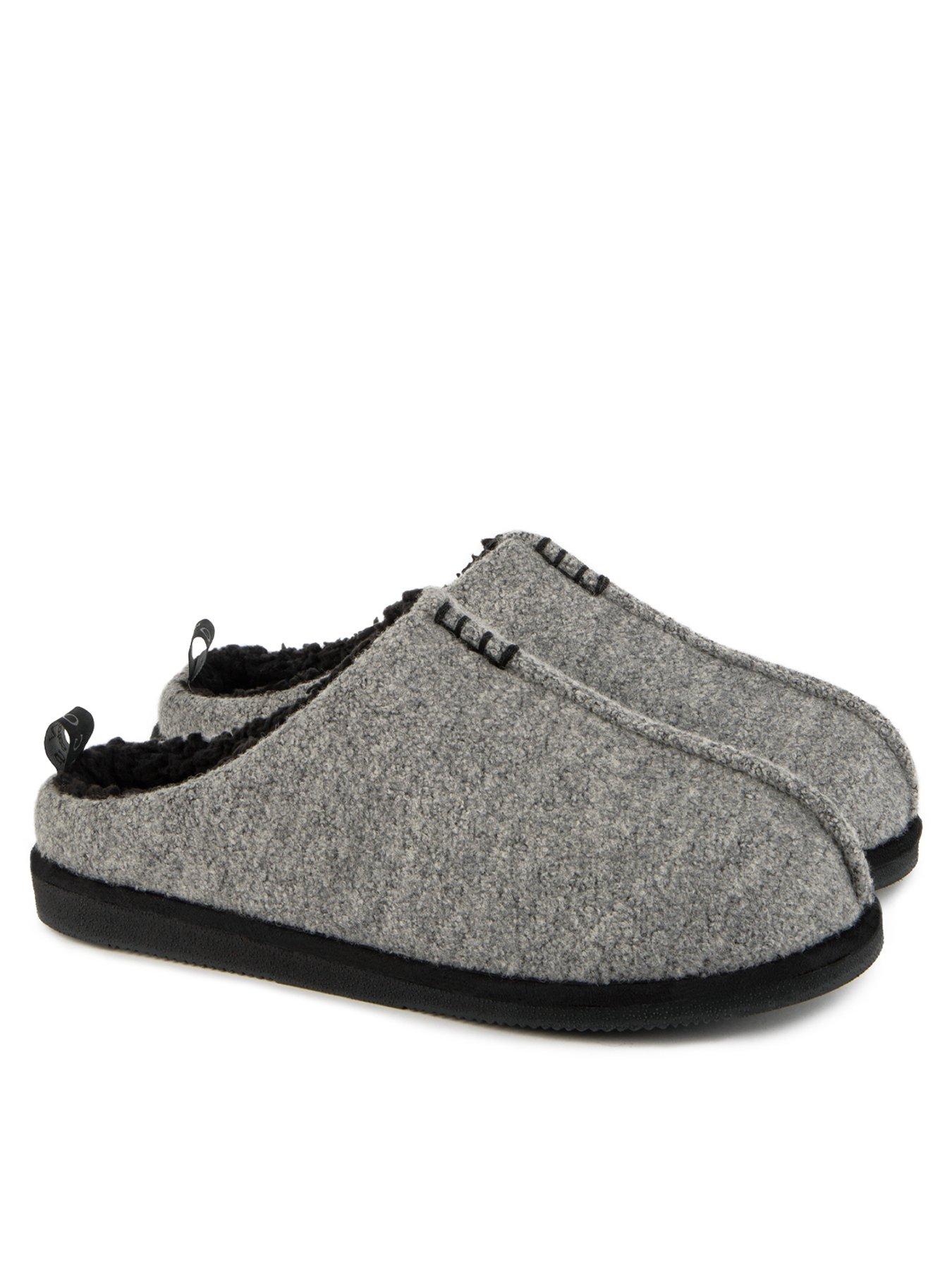 TOTES Felted Warm Lining Mule Slipper | littlewoods.com