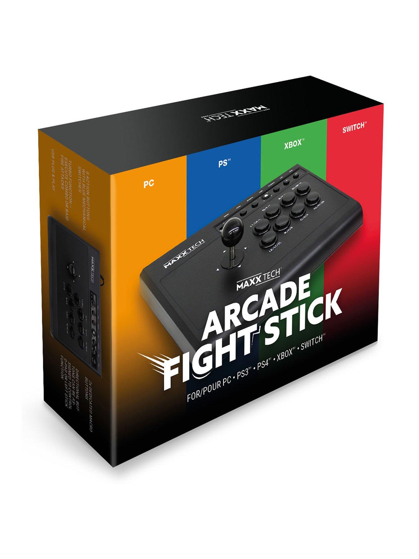 Maxx Tech Multiplatform Arcade Fight Stick | littlewoods.com
