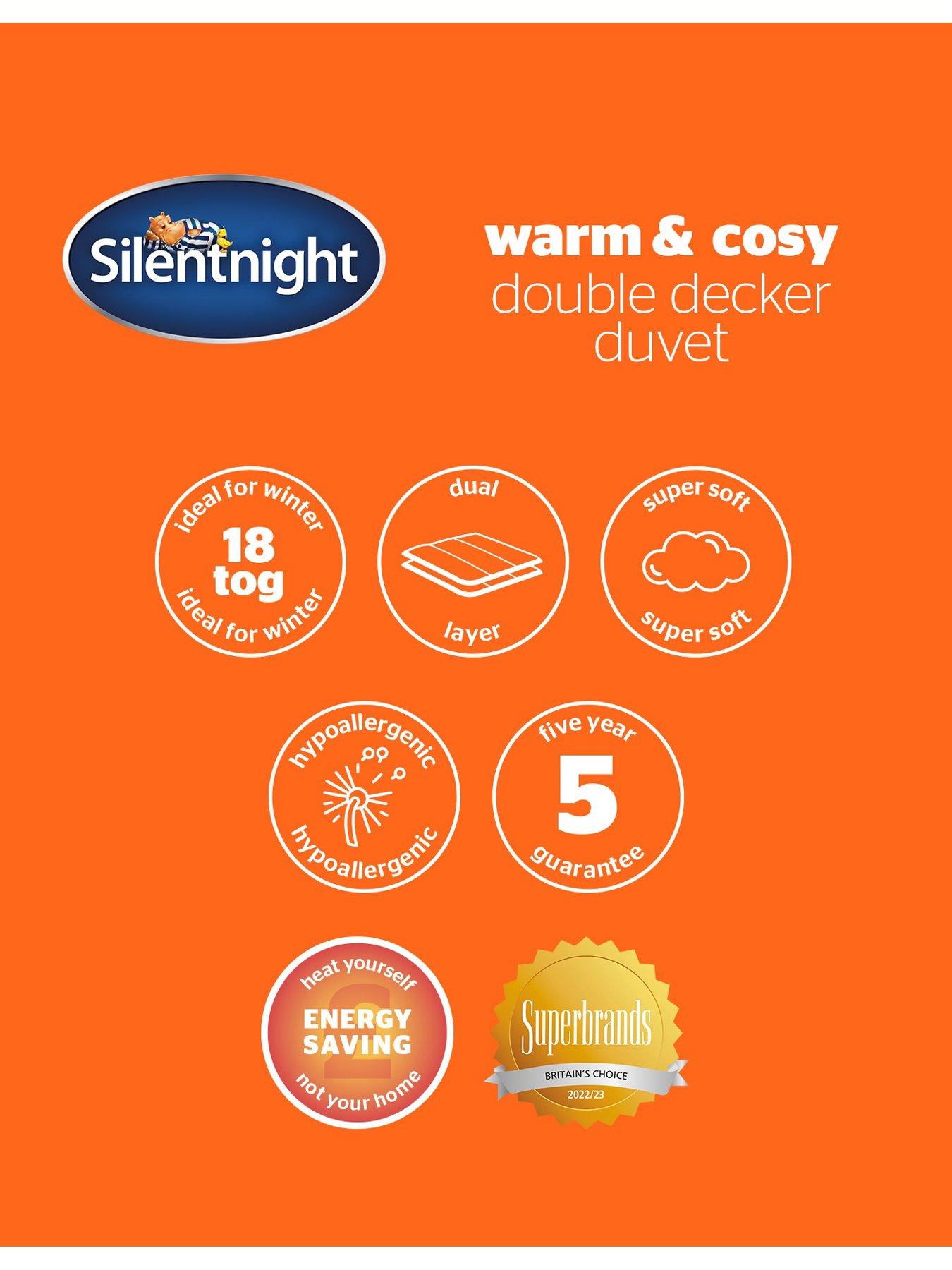 Silentnight Warm And Cosy Duvet - 18 Tog - Single - White | Littlewoods