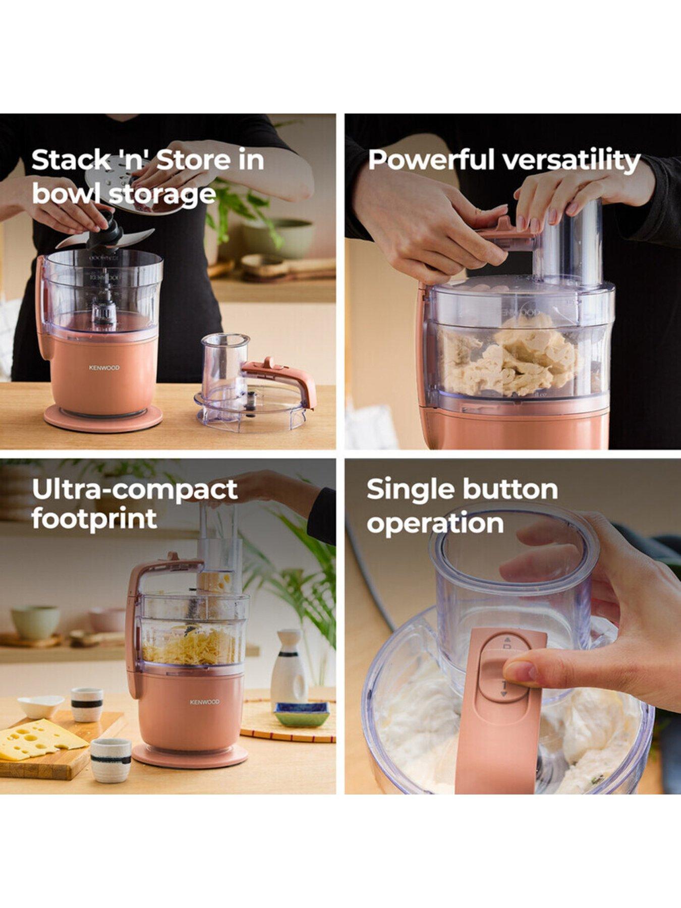 Kenwood MultiPro Go Compact Food Processor - Red Clay | Littlewoods