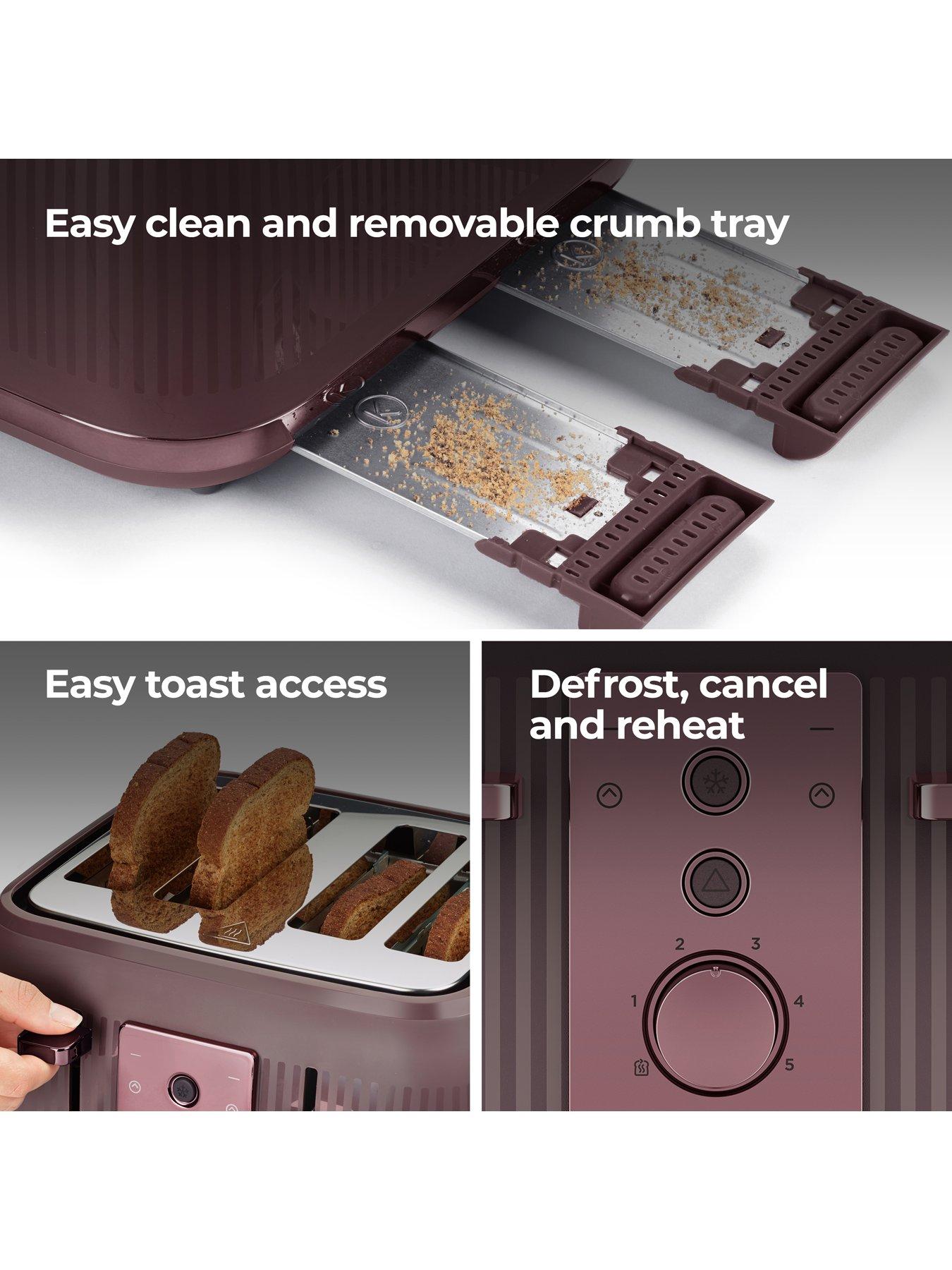 Kenwood Dusk 4-Slice Toaster - Purple | Littlewoods
