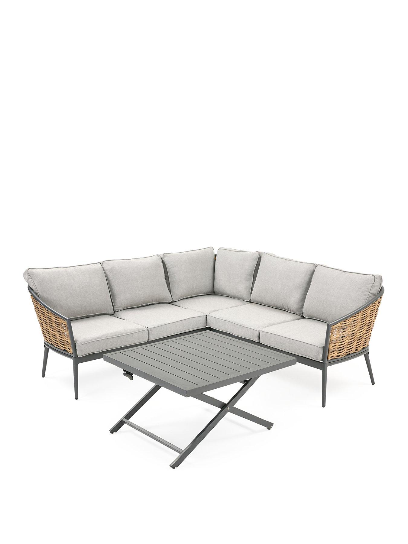 Luxe Corner Set With lift Up Dining Table | Littlewoods