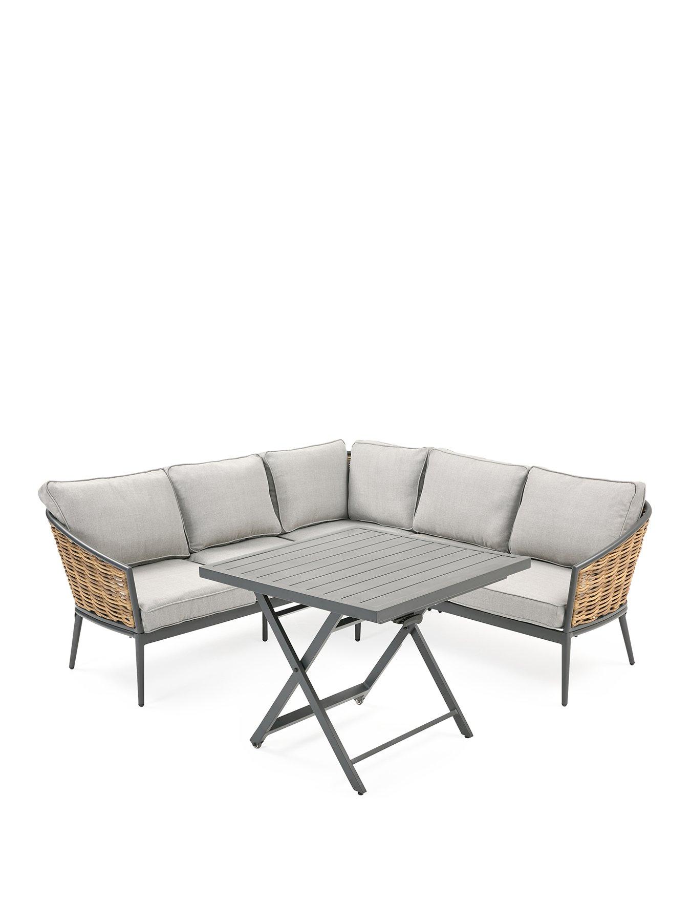 Luxe Corner Set With lift Up Dining Table | Littlewoods