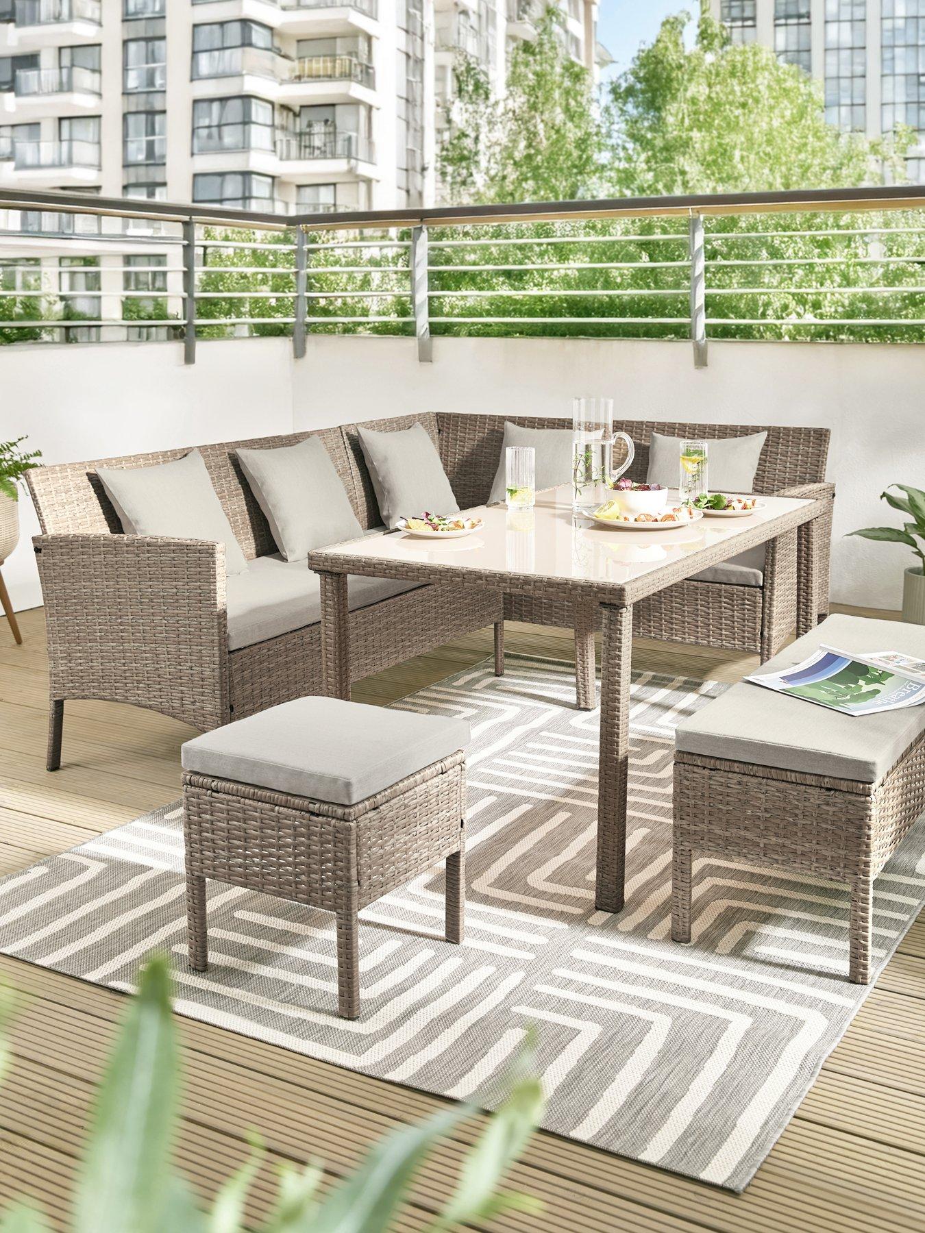Very Home Monte Carlo Corner Dining Set | Littlewoods