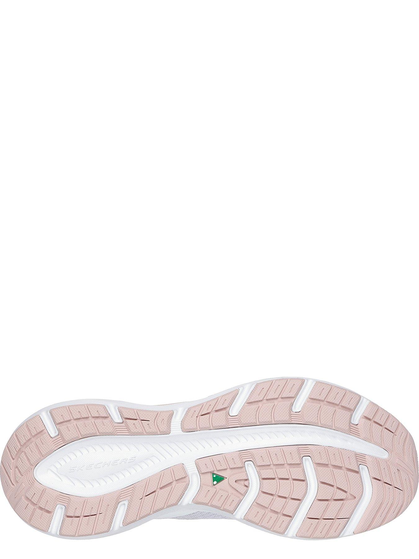 Skechers Edgeride Engineered Knitted Lace-Up Trainer - White Knit ...