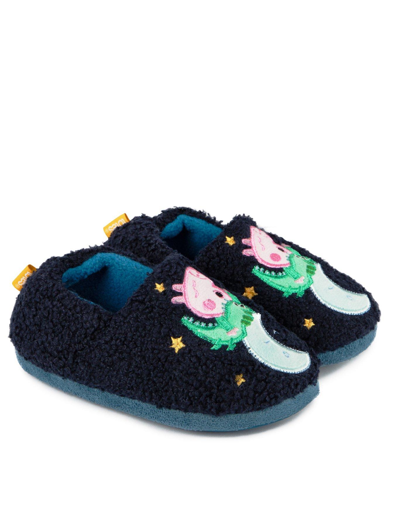 TOTES Kids George Pig Slippers | Littlewoods