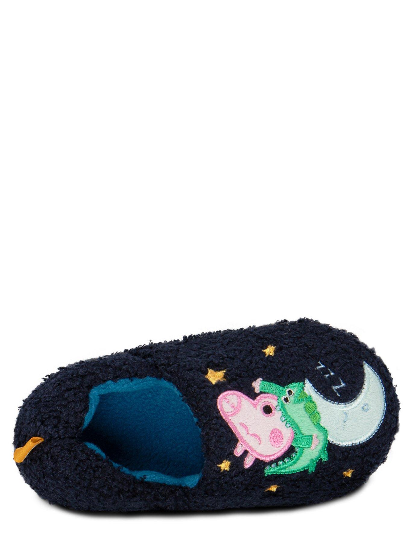 TOTES Kids George Pig Slippers | Littlewoods