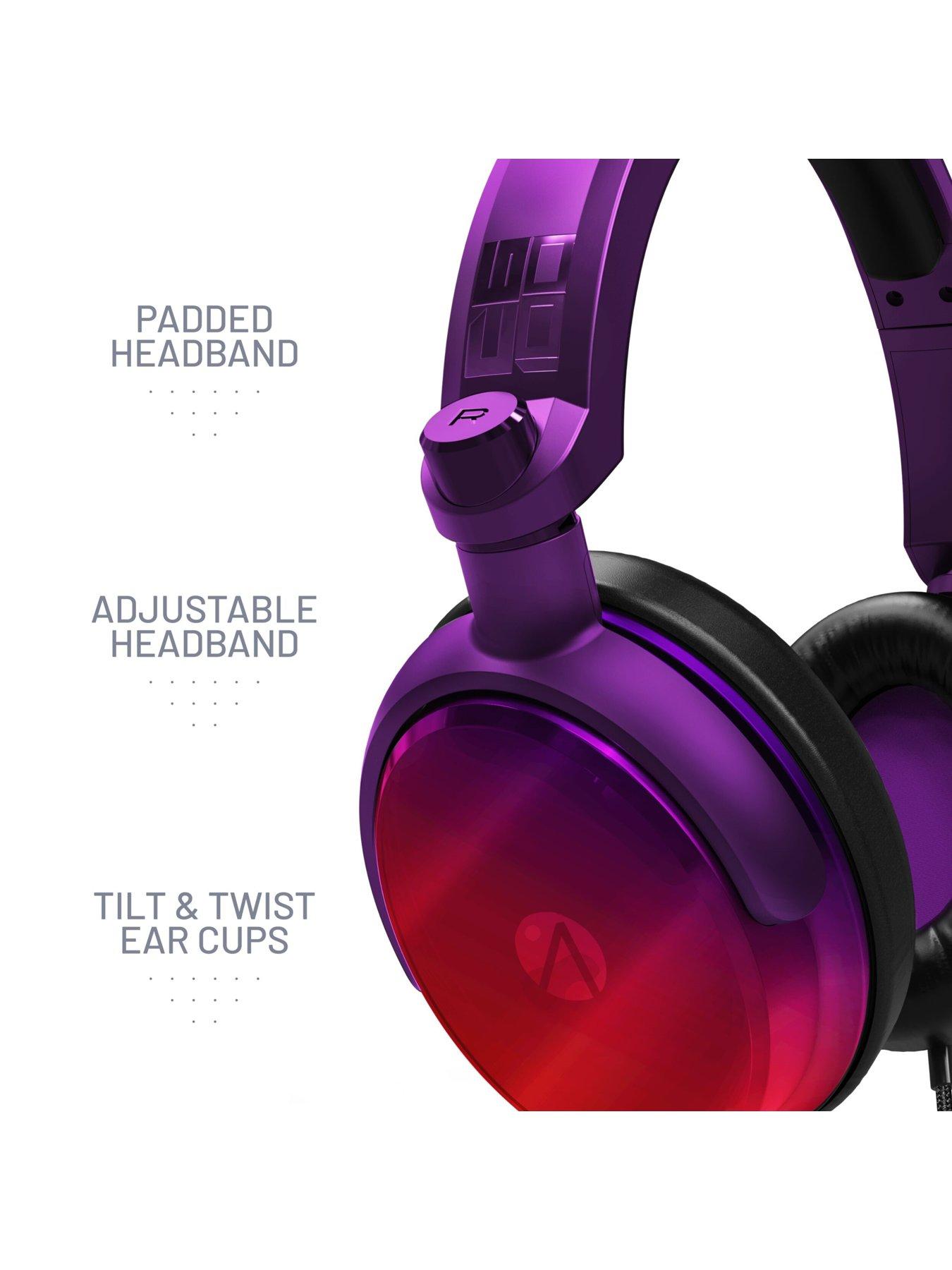 Stealth C6-100 Headset STRIKE Red&Purple | Littlewoods