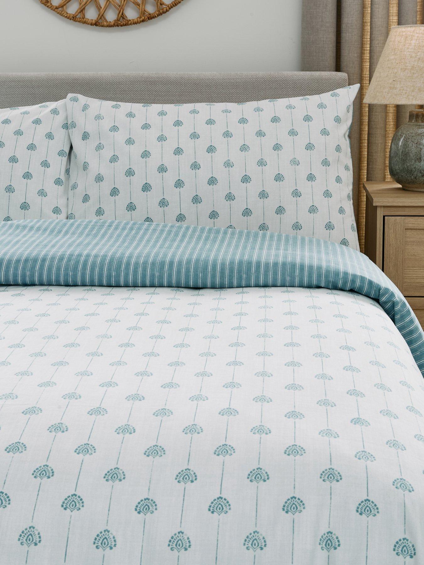 Very Home Rustic Harmony Block Print Duvet Cover Set | Littlewoods