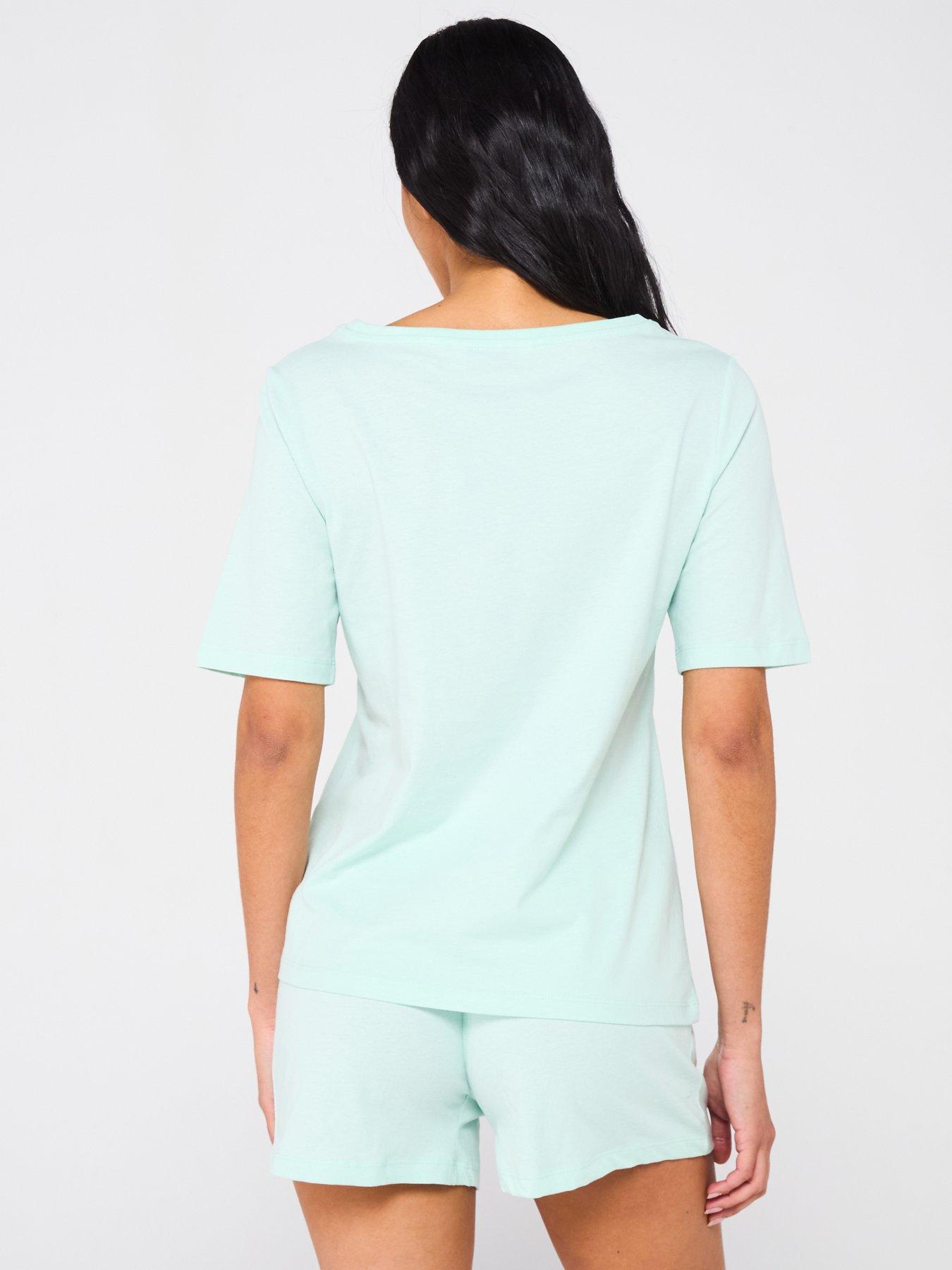 Everyday 2pk Printed Lemon Short Sets | Littlewoods